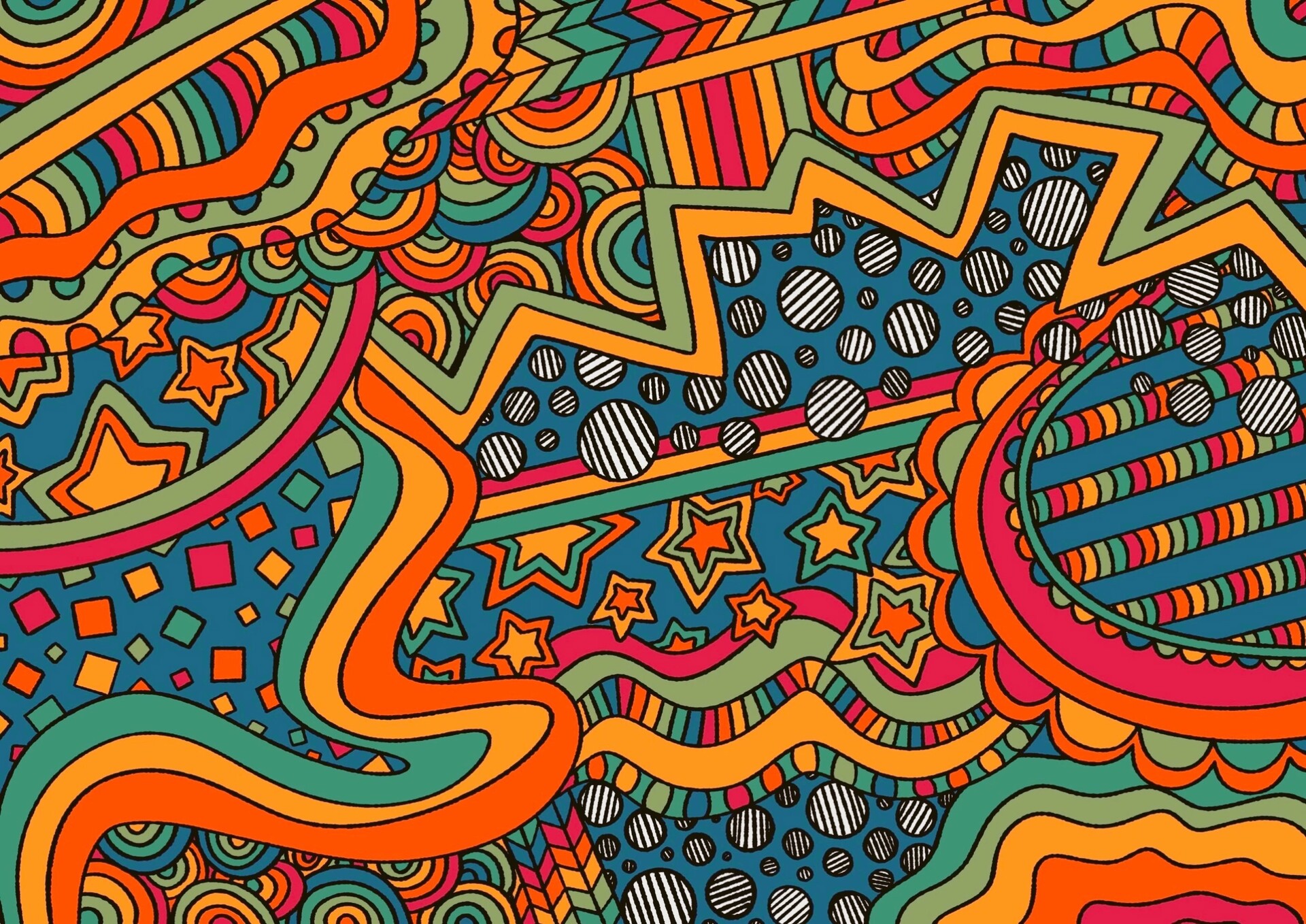 Tumblr Hippie Art Wallpaper