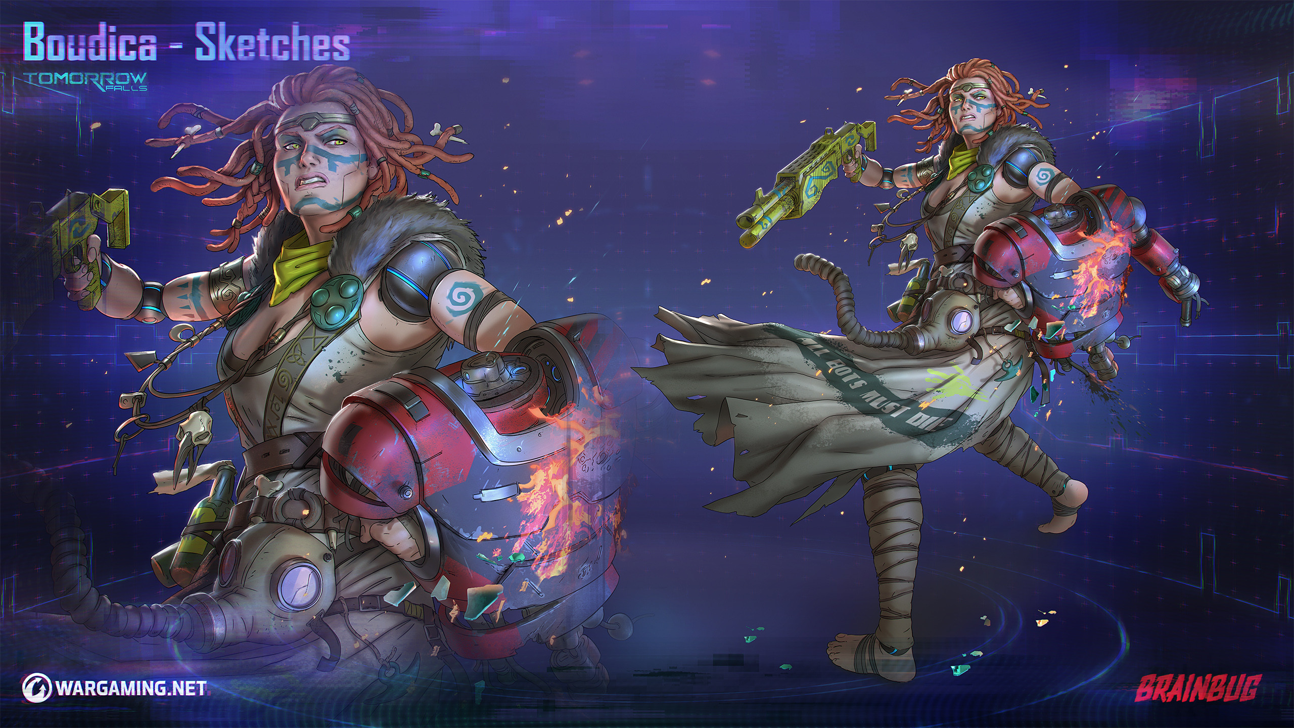 Brainbug Design - Character Concepts - Wargaming.net/Tomorrow Falls