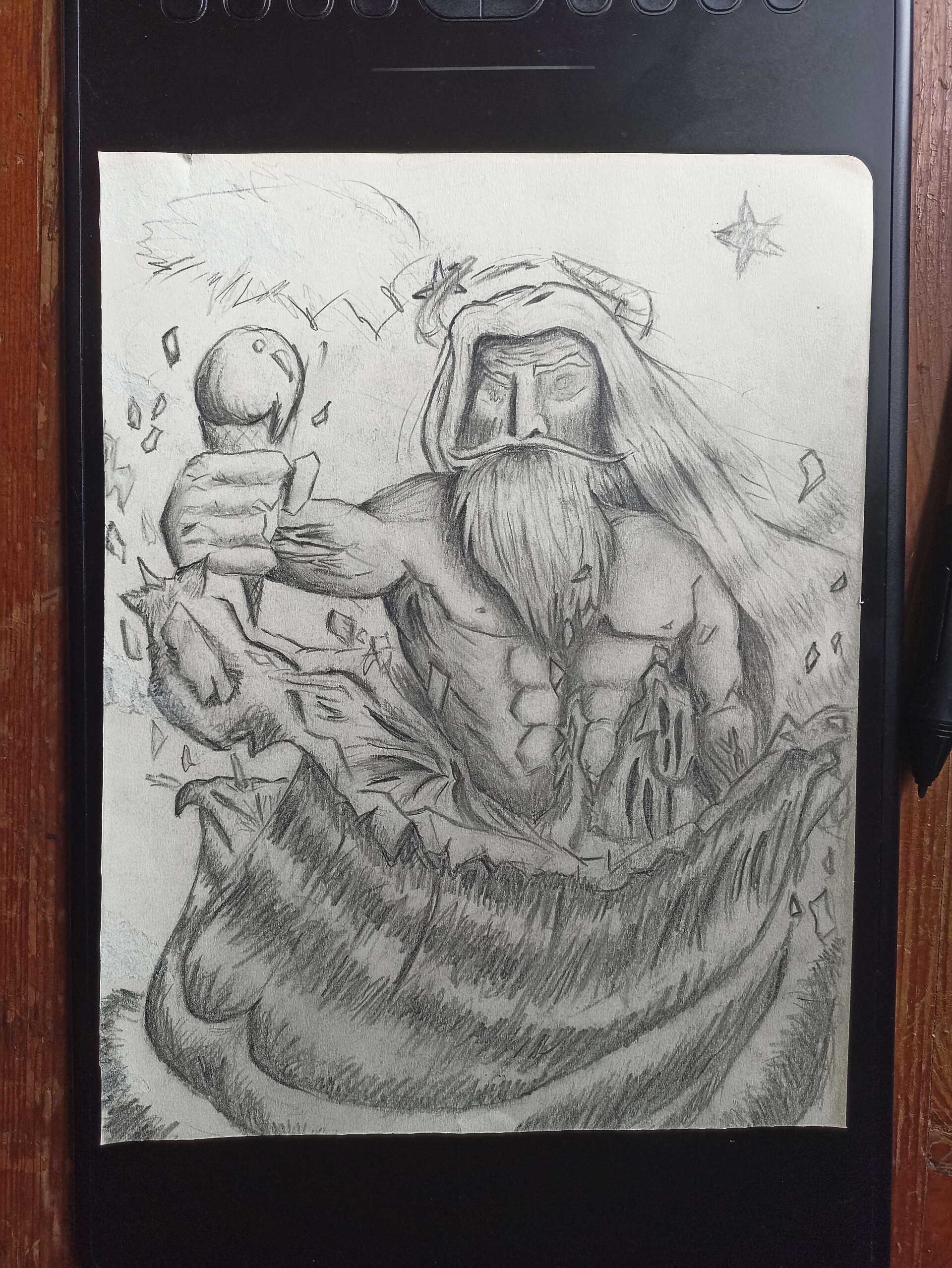 how to draw ice poseidon