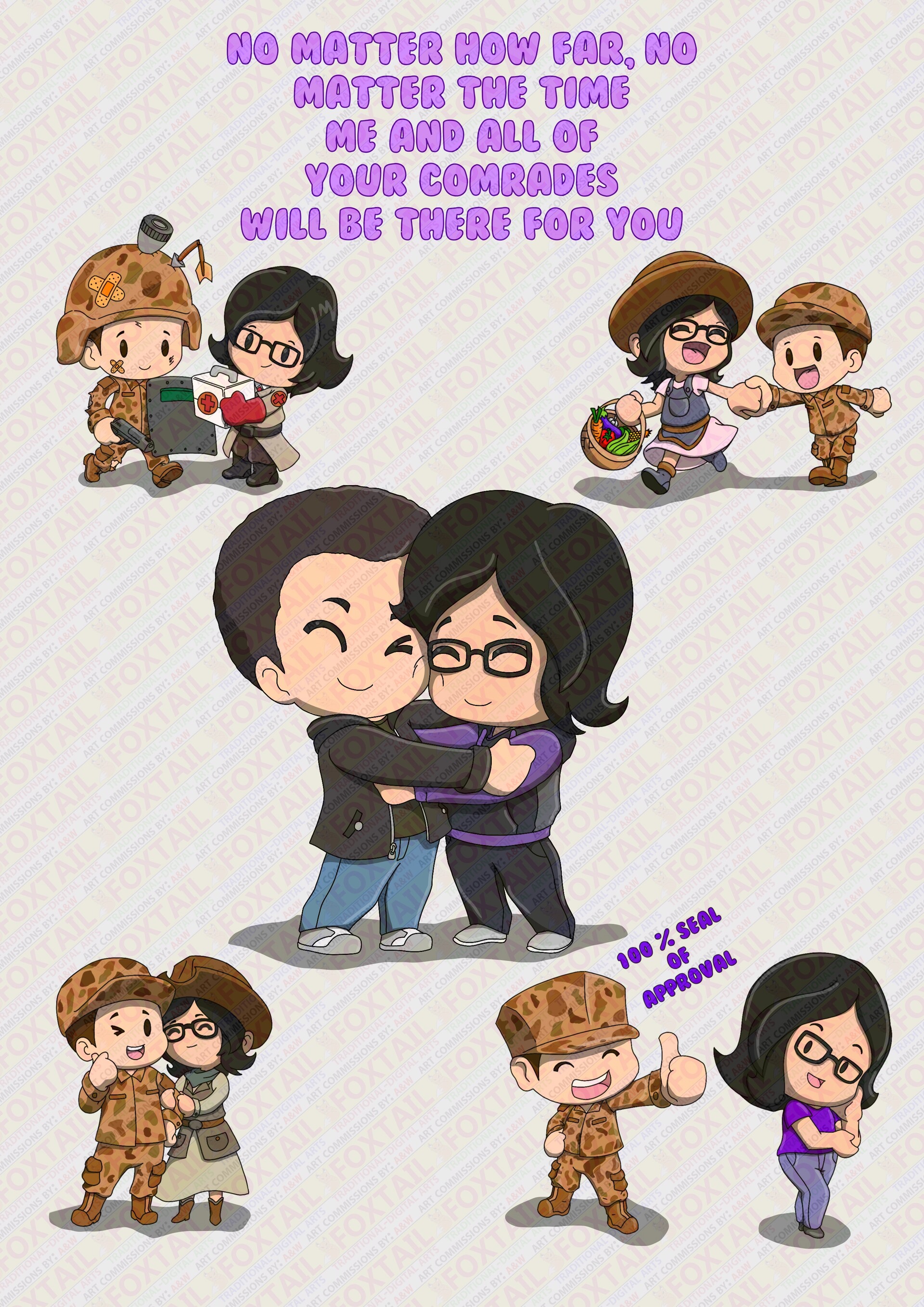 ArtStation - Chibi Military characters