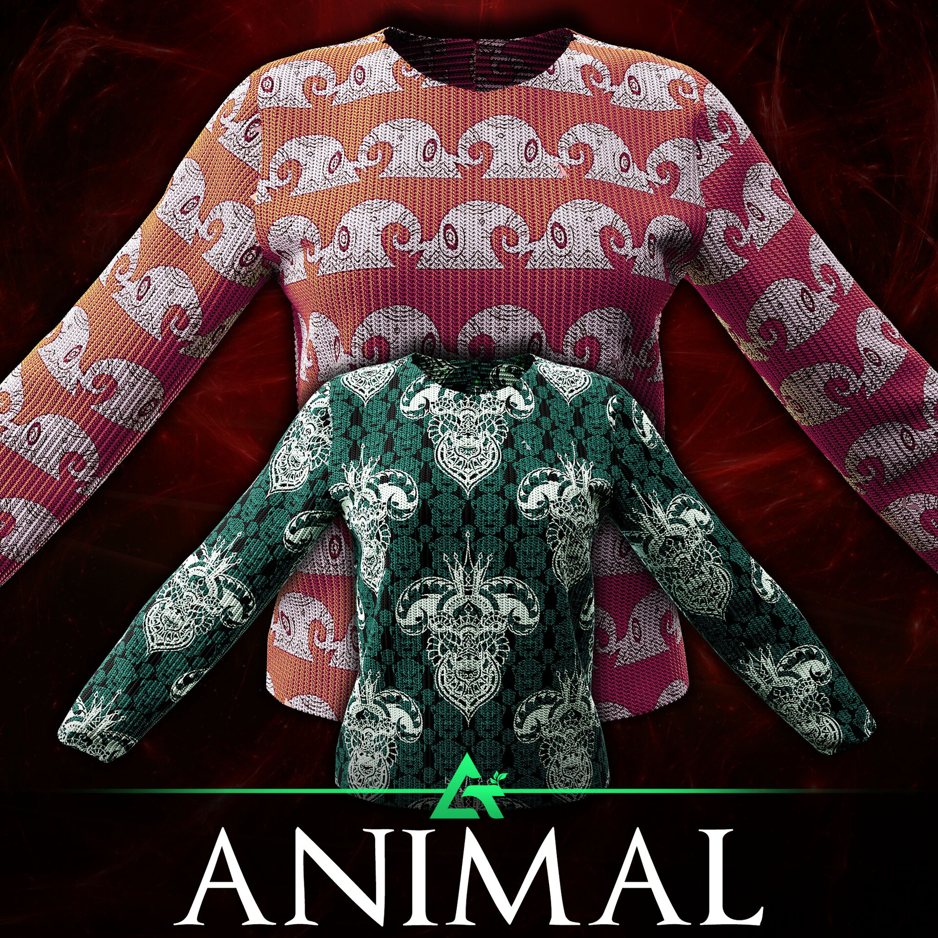 ArtStation - 200 Hand Painted Alpha Seamless Animal Patterns (MEGA Pack ...