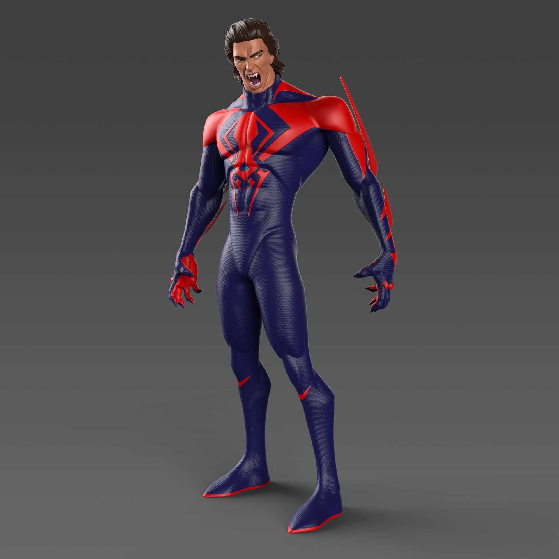 spiderman 2099 render