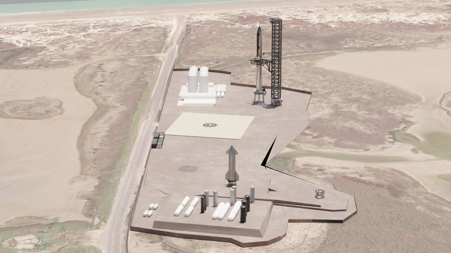 ArtStation - Kion's SpaceX Starbase