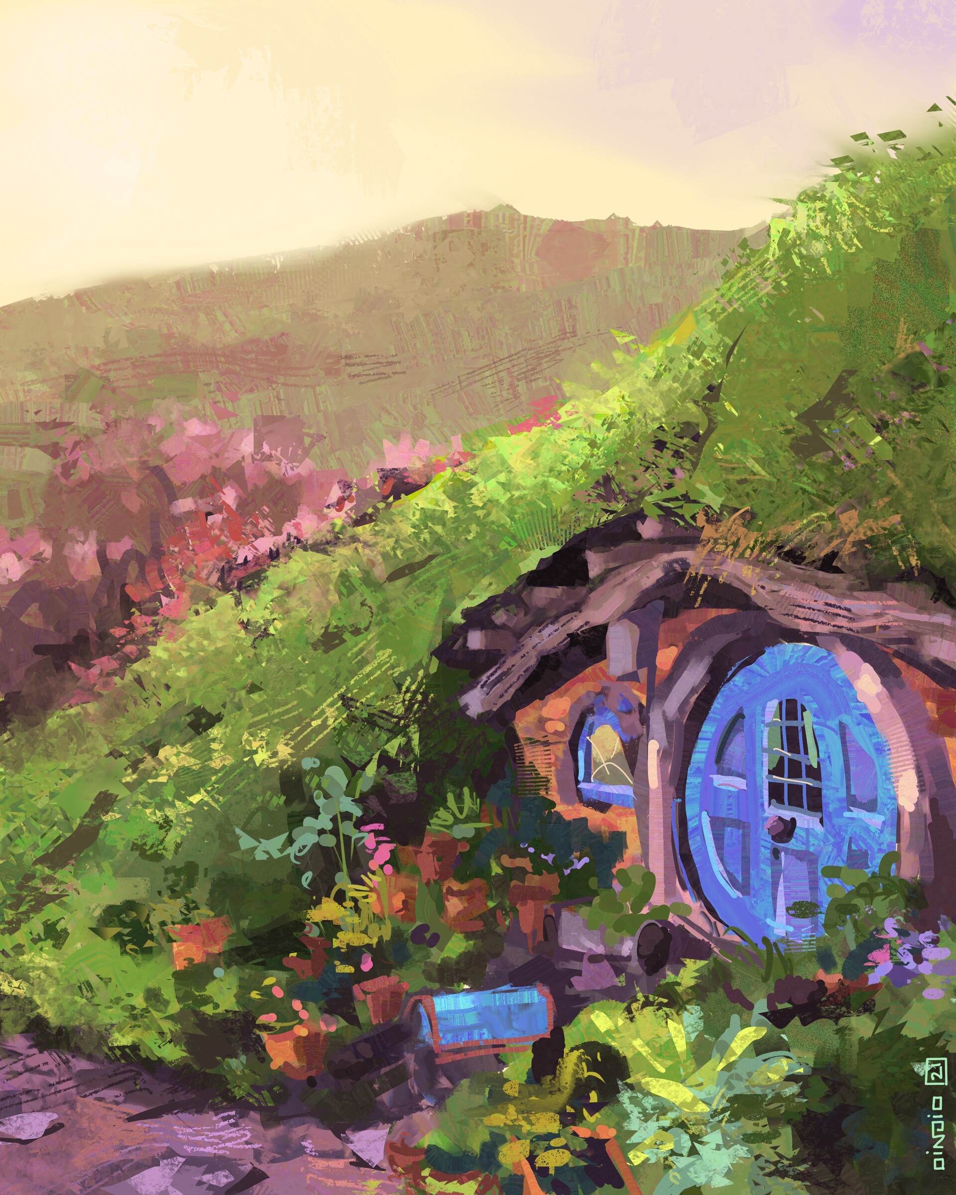 ArtStation - Hobbit house