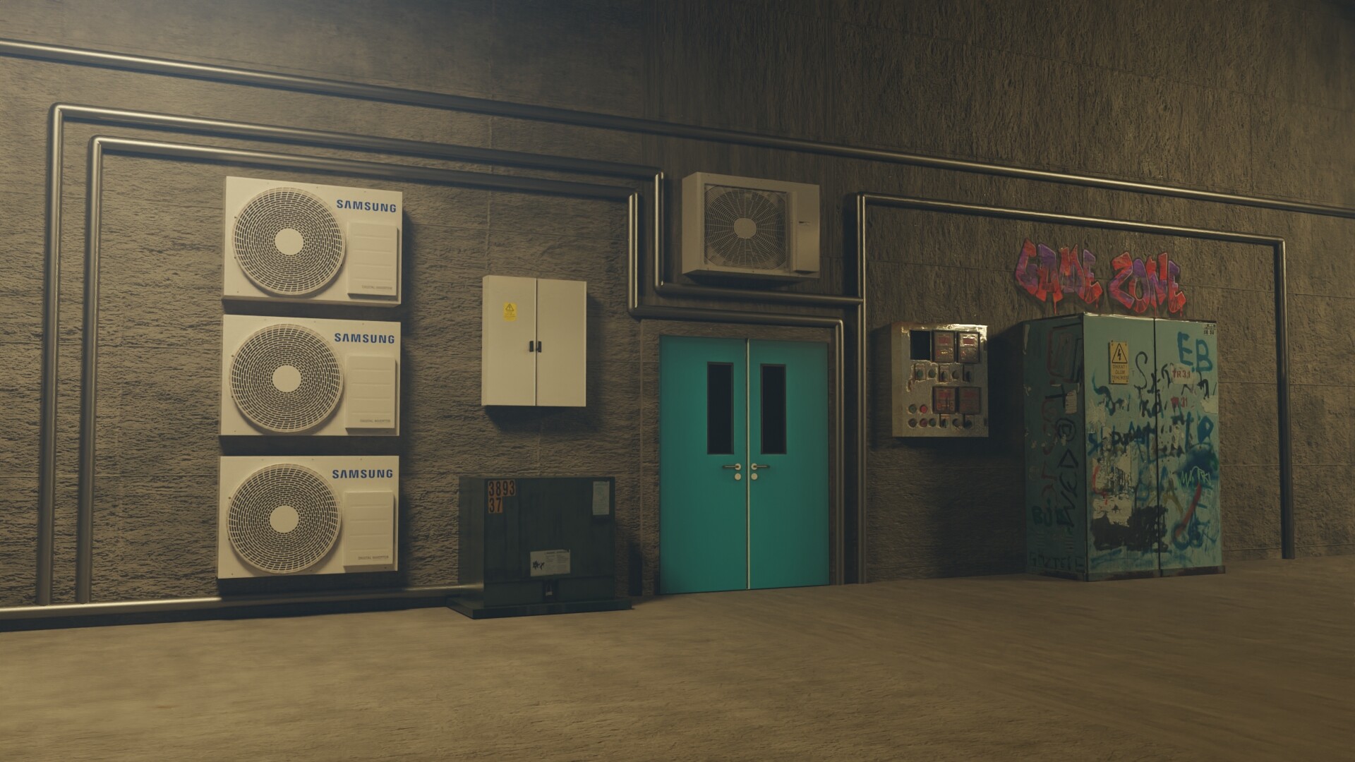 ArtStation - Factory Back Door