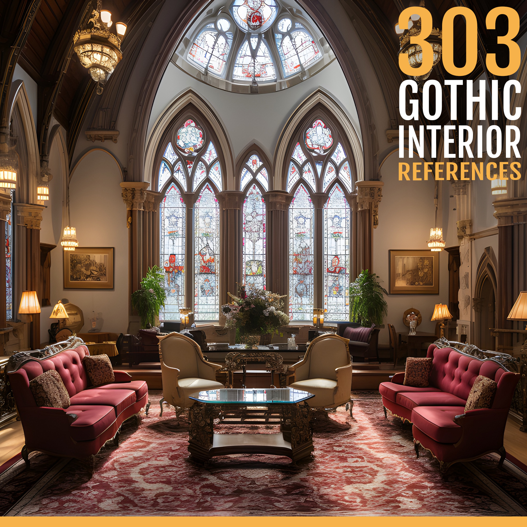 Artificial Dimension - 303 Gothic Interior Design References