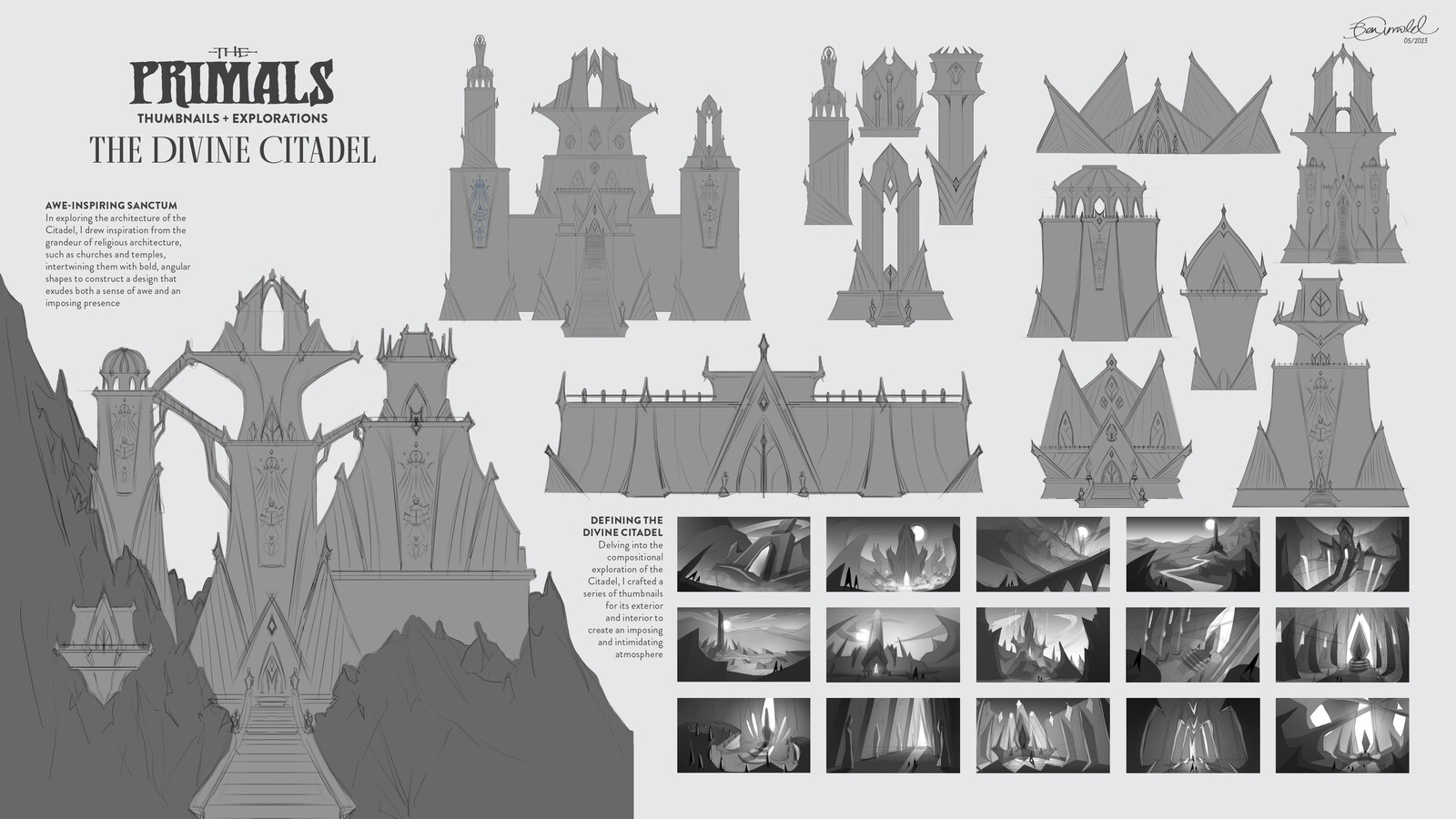 Benjamin Arnold (Ben Arnold Art) - The Divine Citadel Thumbnails and ...