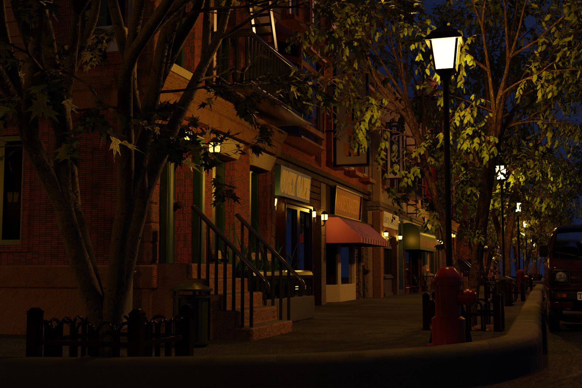 Tony Cheng - Main Street, Somewhere in U.S.A.