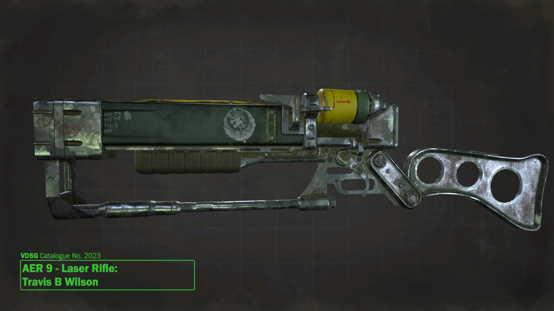 Travis B Wilson - Fallout AER9 Laser Rifle - Lyons Pride