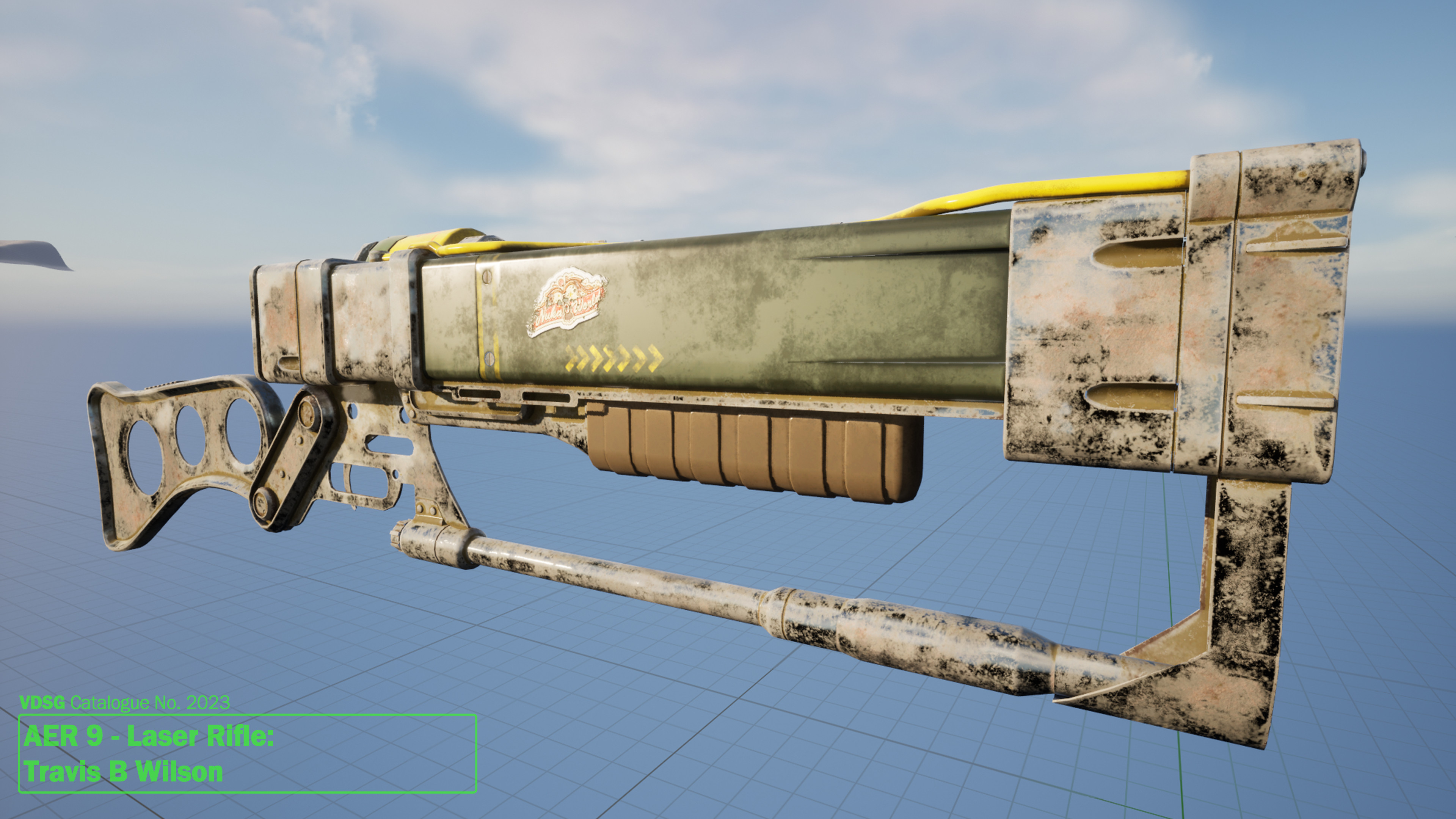 Travis B Wilson - Fallout AER9 Laser Rifle - Lyons Pride