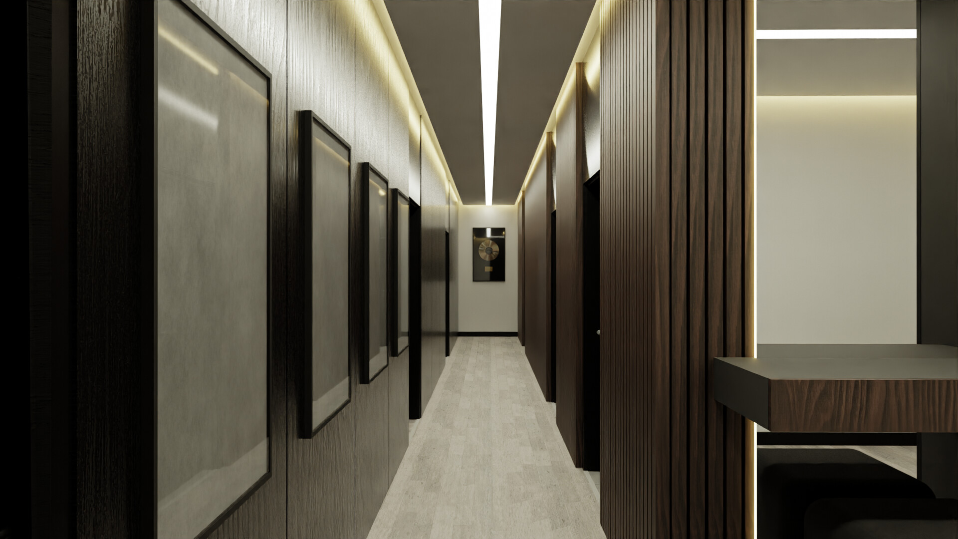 ArtStation - CONTINENTAL RESIDENCE INTERIOR HALLWAY & FOYER