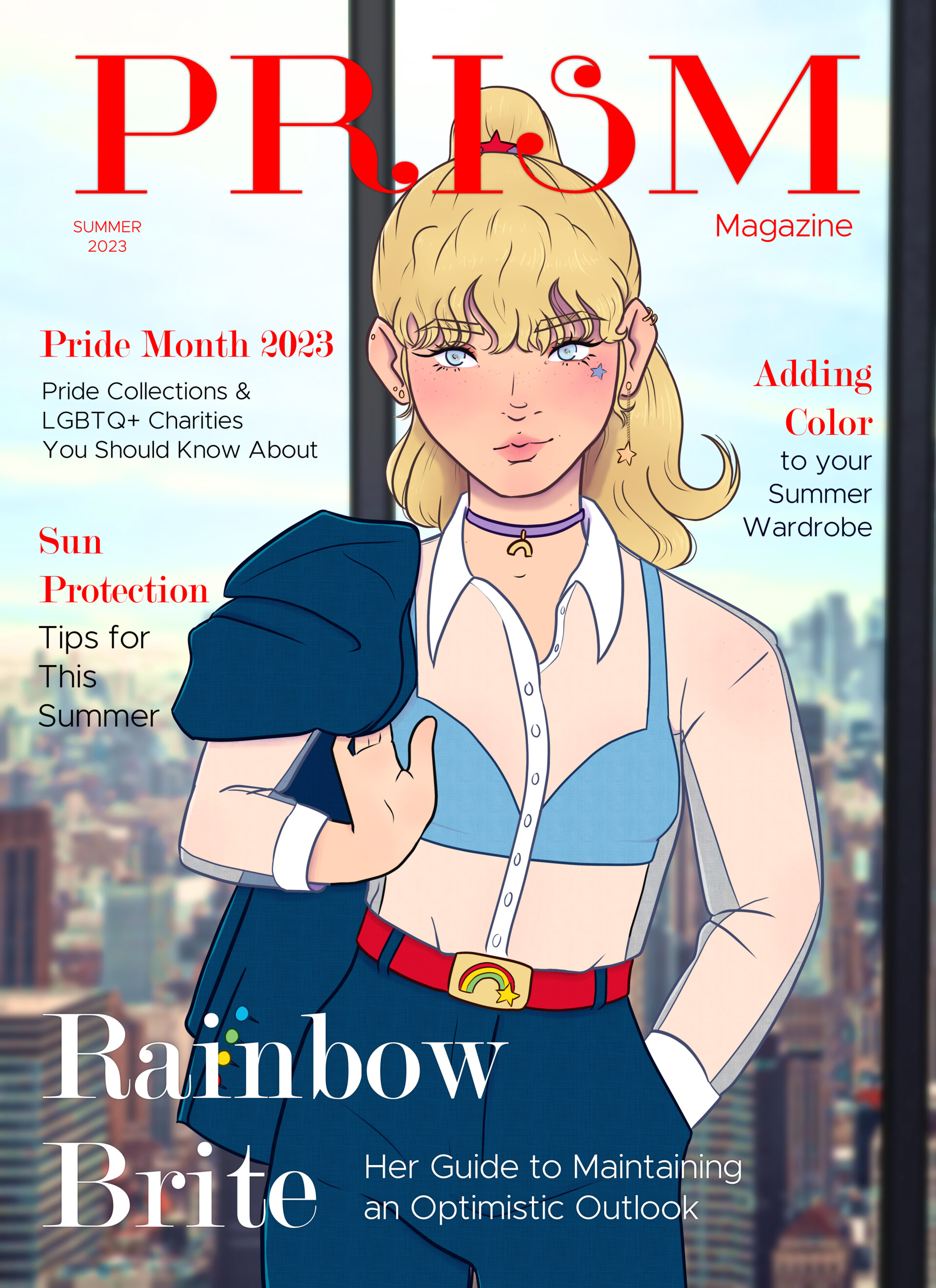 ArtStation - Rainbow Brite Magazine Cover