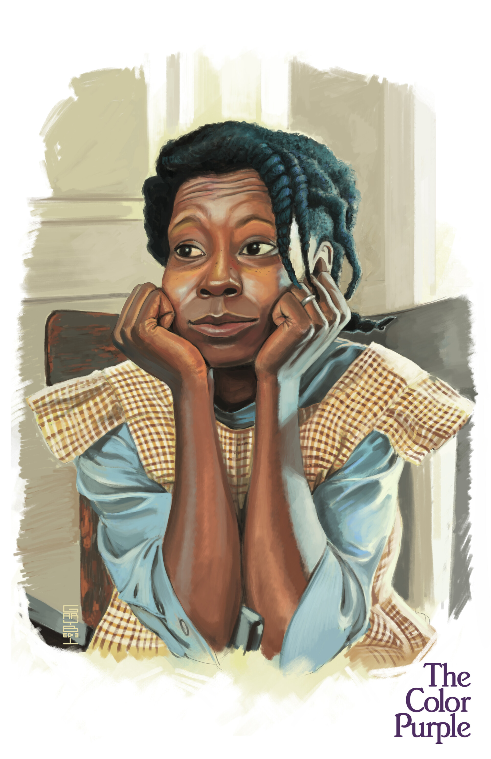 Celie Color Purple Drawing