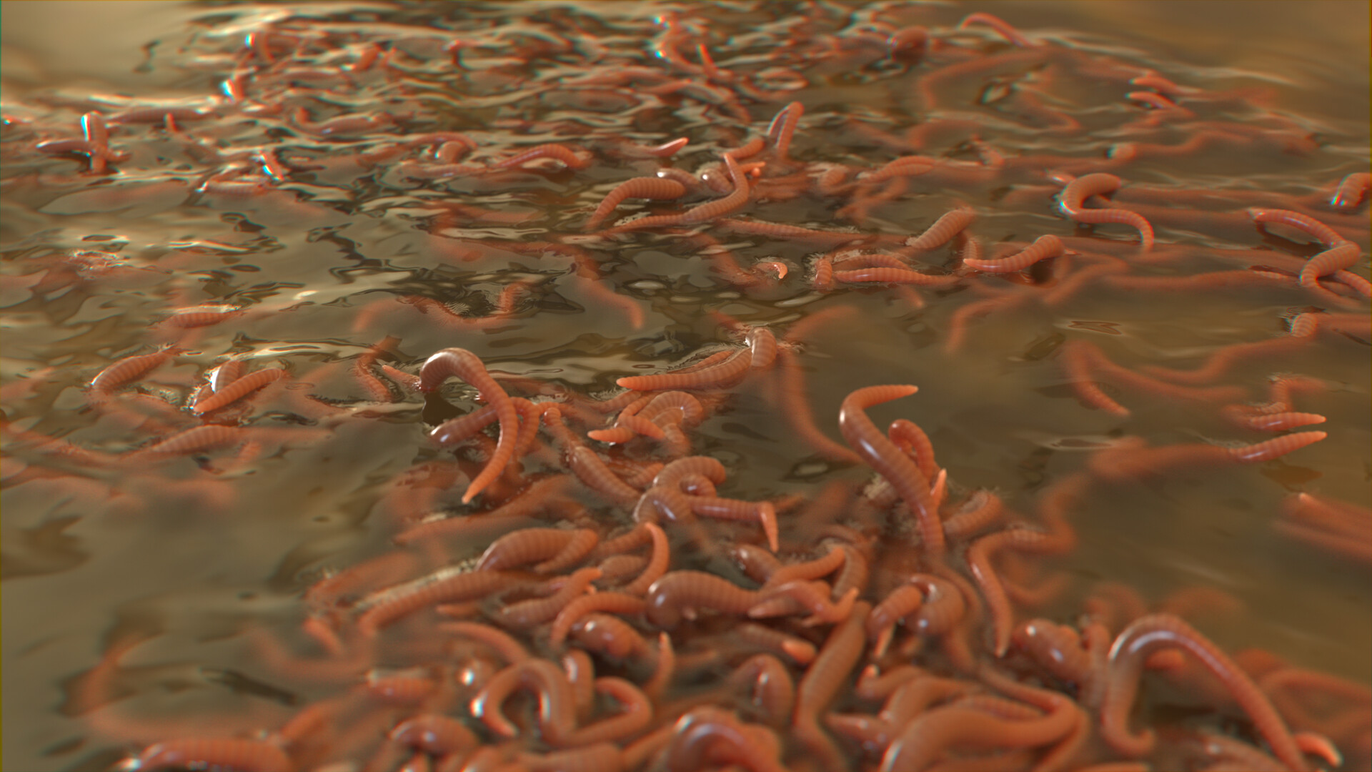 Paulo Cesar Duarte - Houdini Procedural Worms