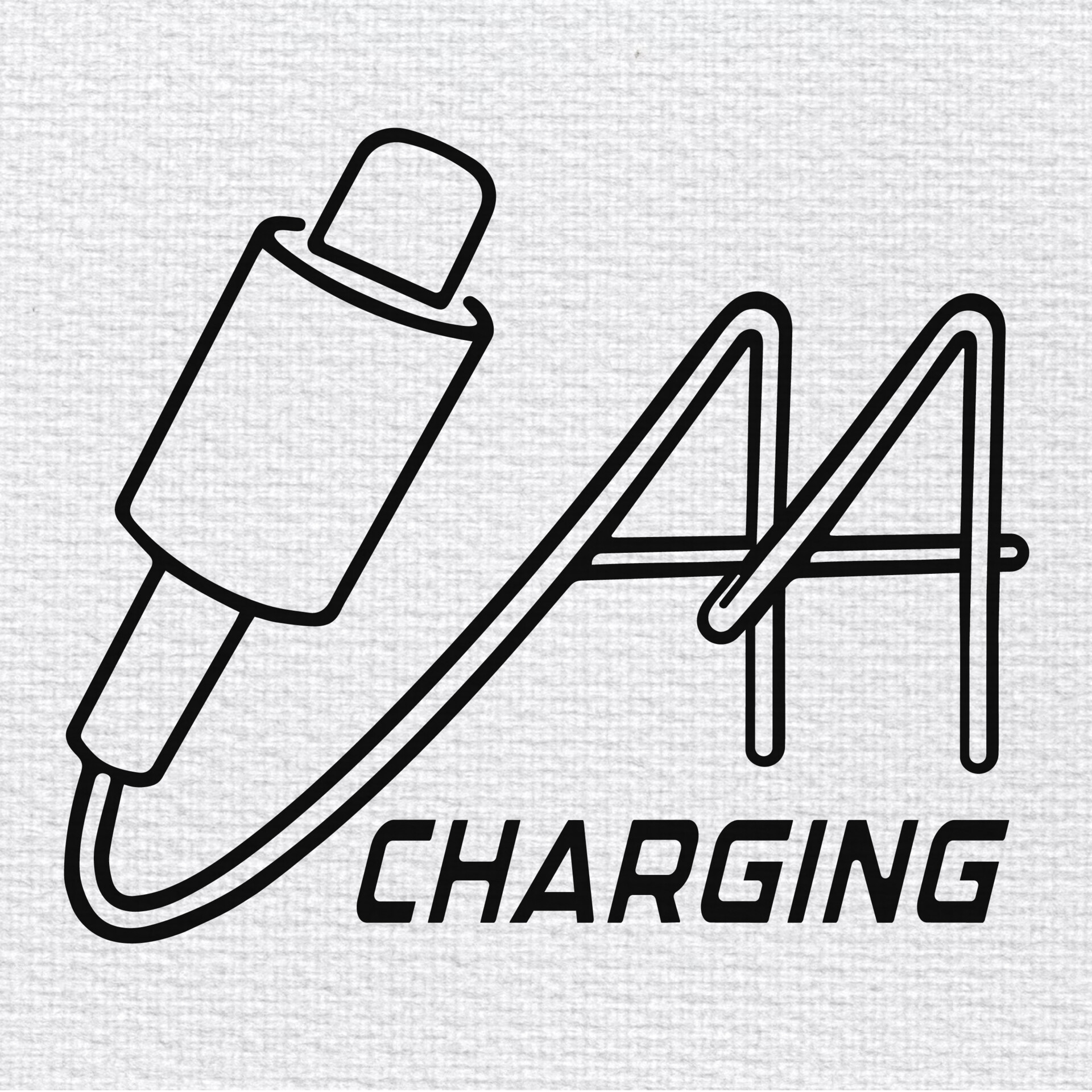 ArtStation - AA Charging Logo Design and Display Card
