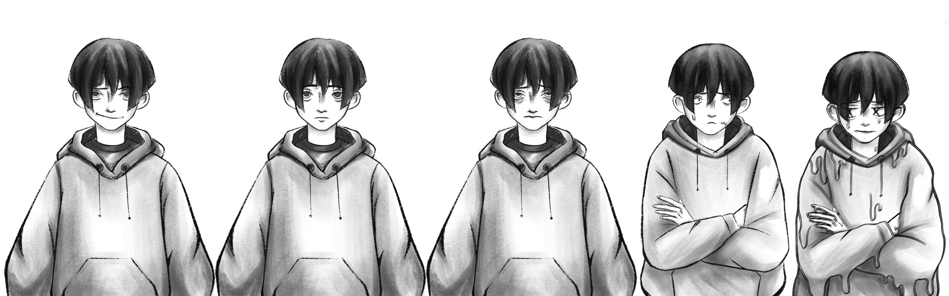 ArtStation - VIsual novel sprites