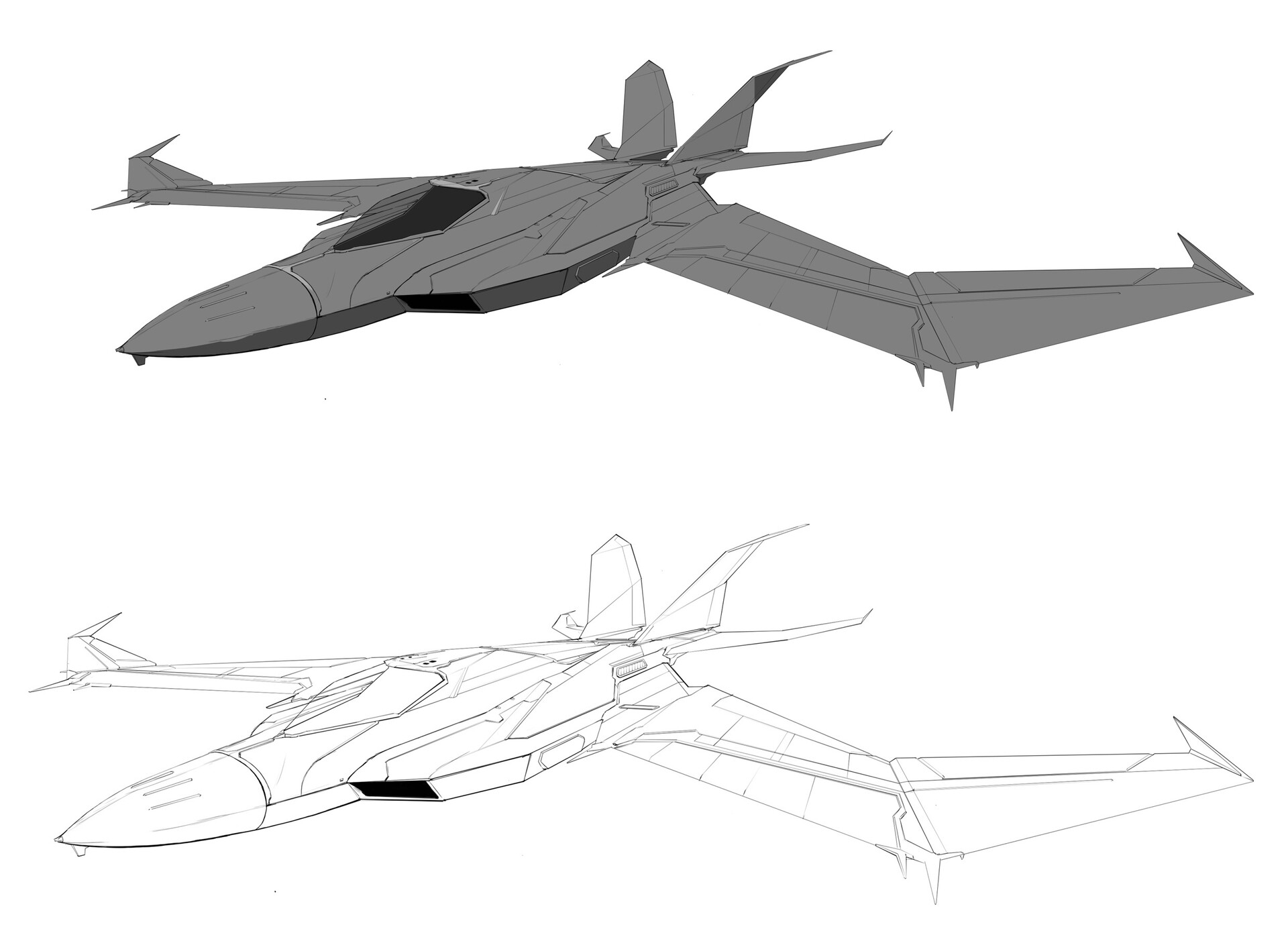 ArtStation - Fighter jet design