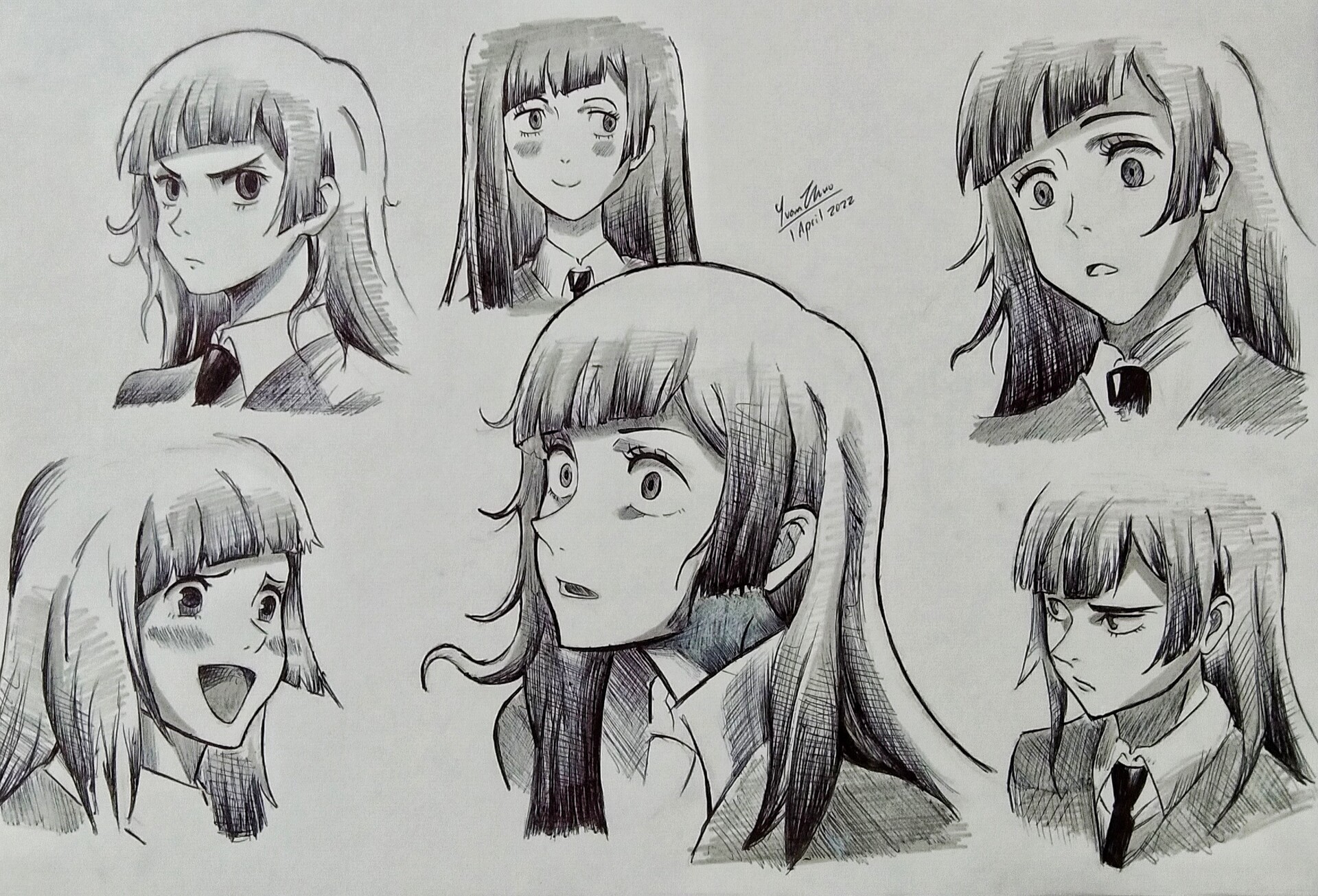 ArtStation - Kasumi Miwa sketches