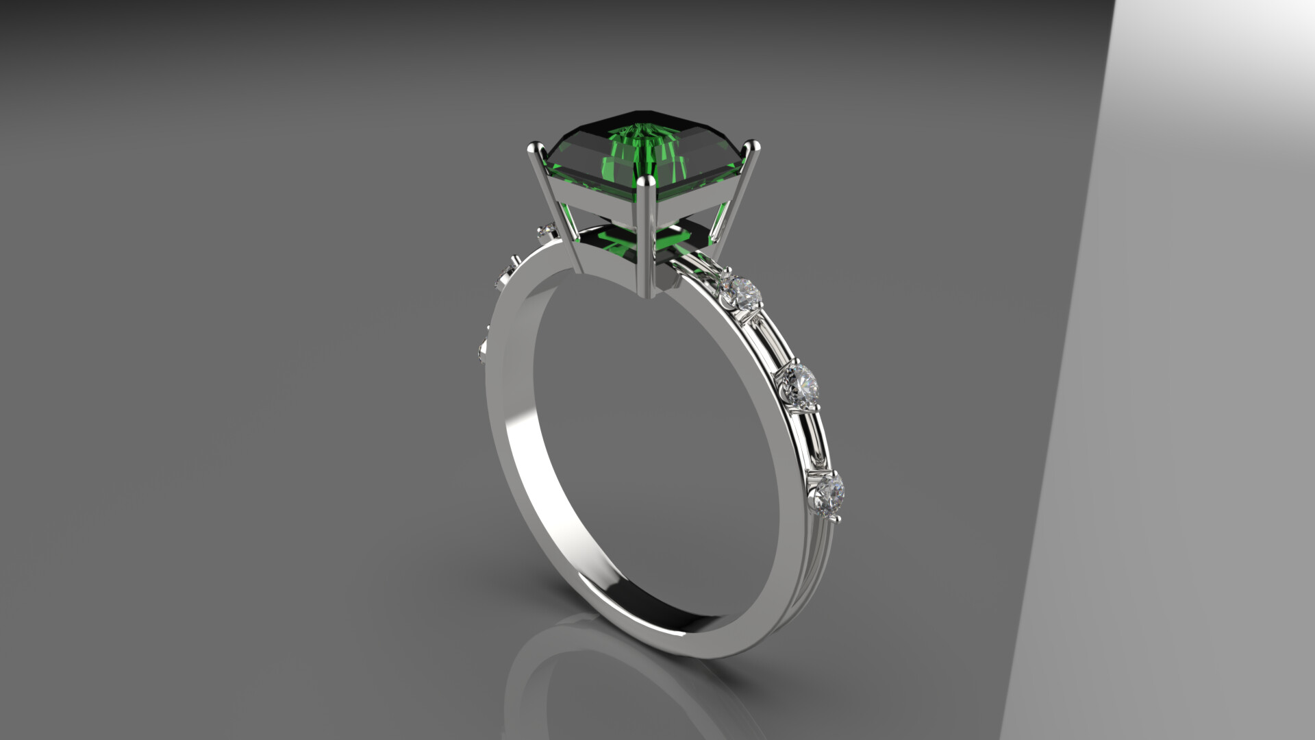 ArtStation - emerald ring