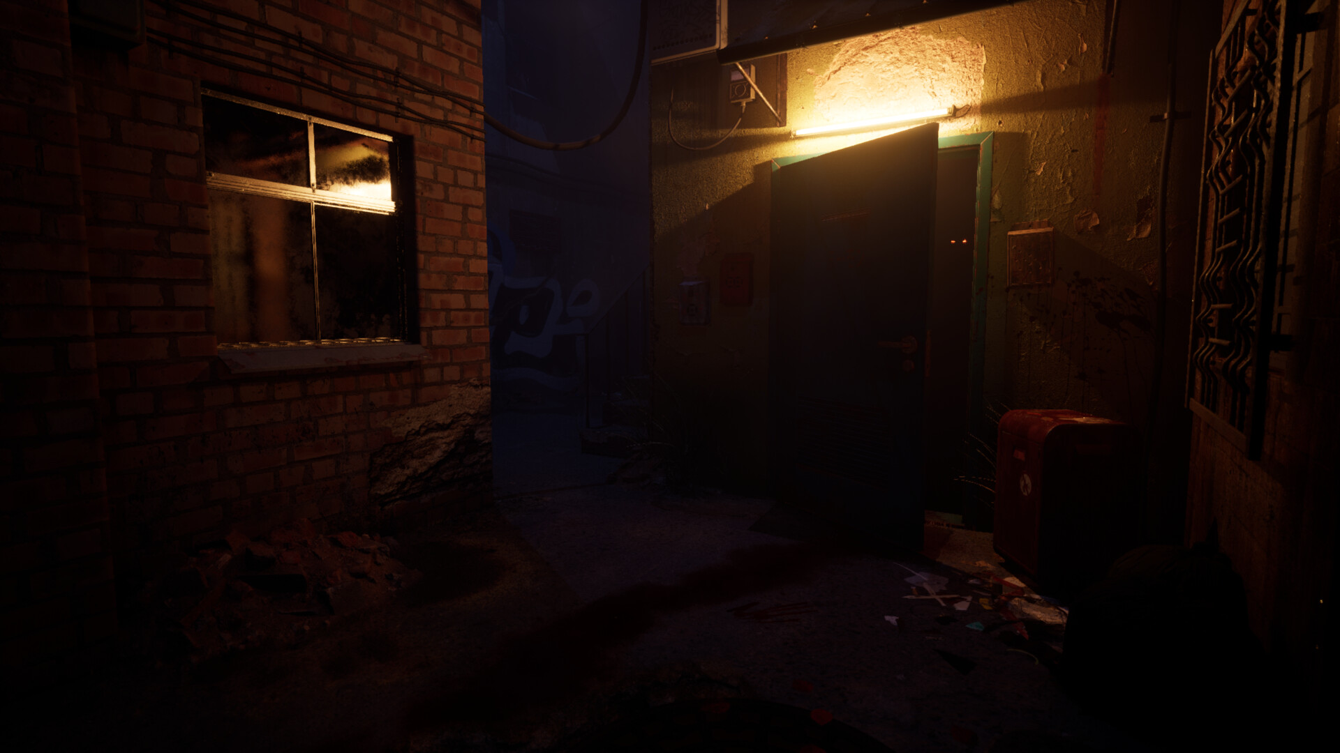 ArtStation - Blackout Alleyway