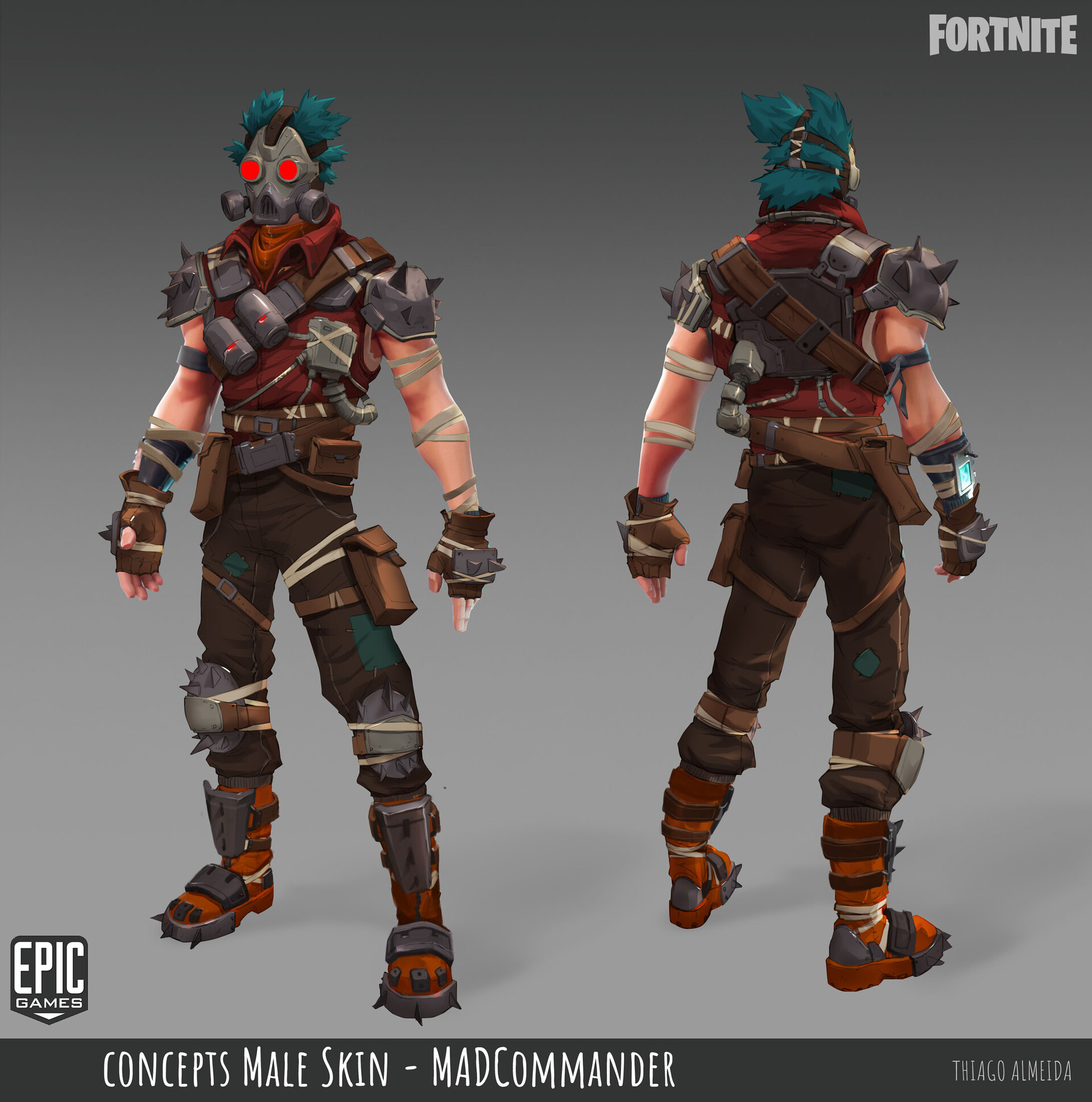 ArtStation - Fortinite - Skin Mad Commander