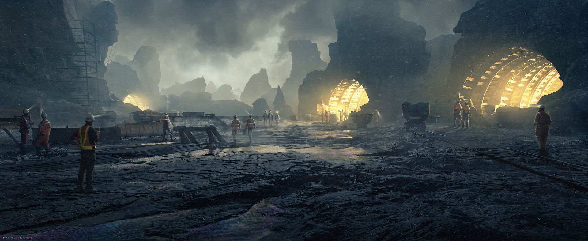 Prometheus Concept Art Messing