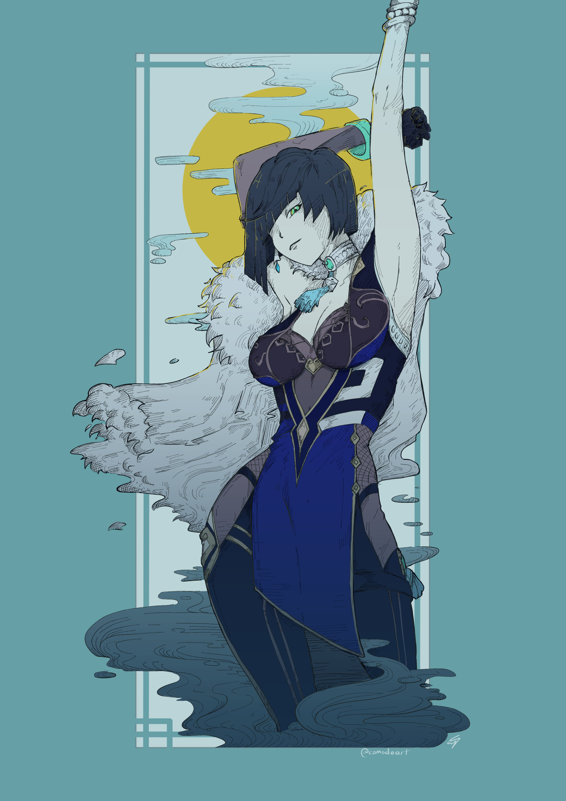 ArtStation - Yelan from Genshin Impact