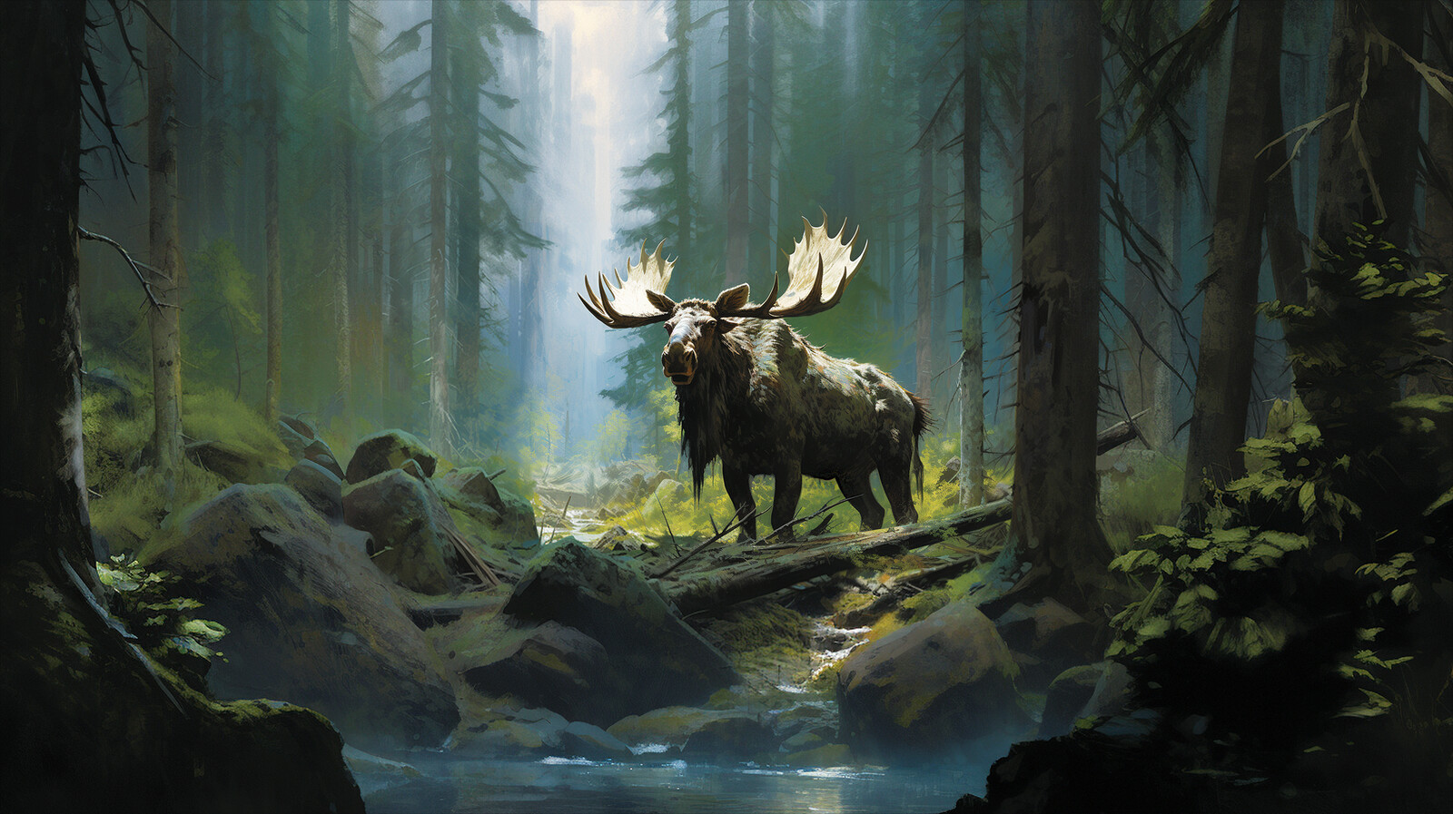 NordicForge - Forest Noble: Bull Moose Sighting