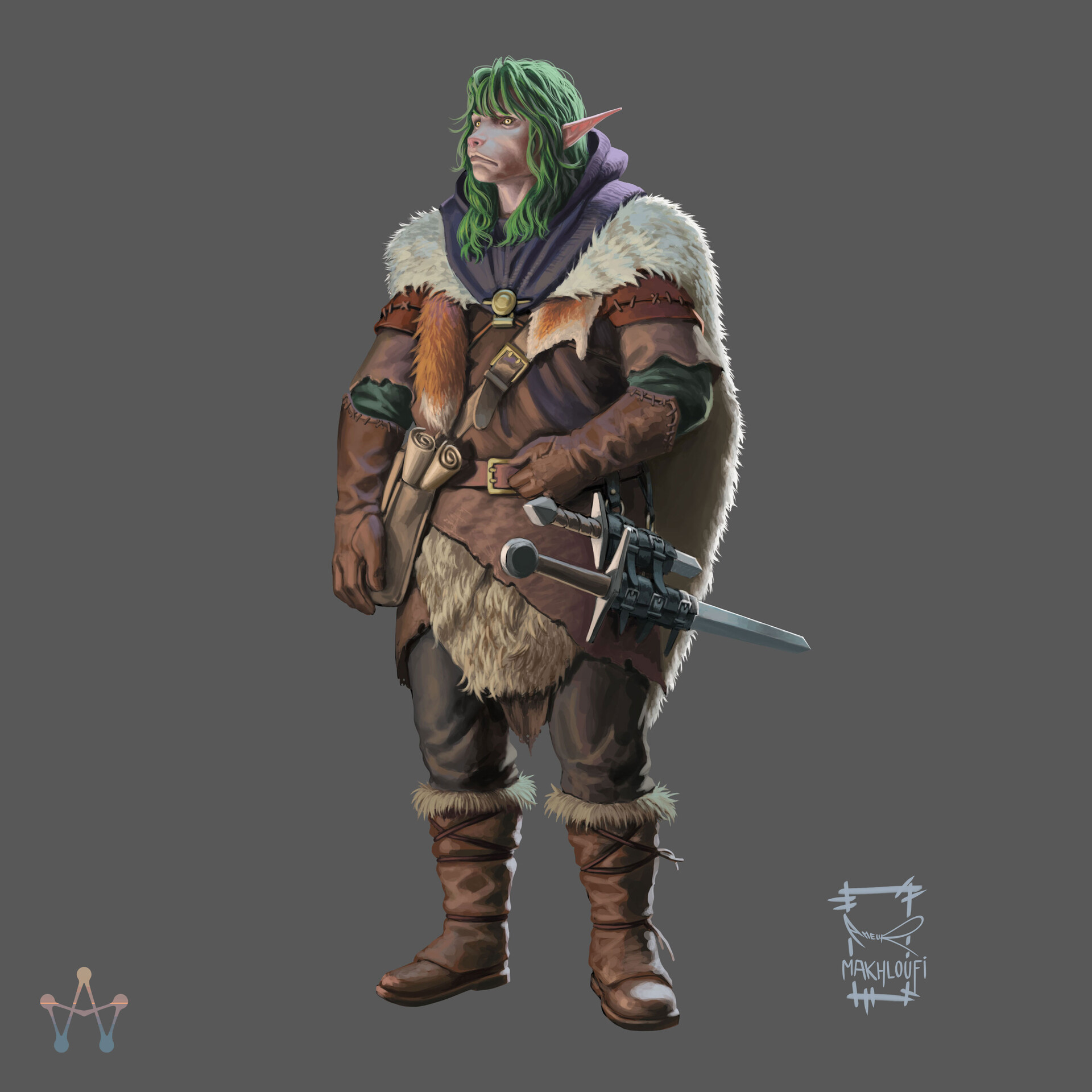 ArtStation - Cu Sidhe Ranger