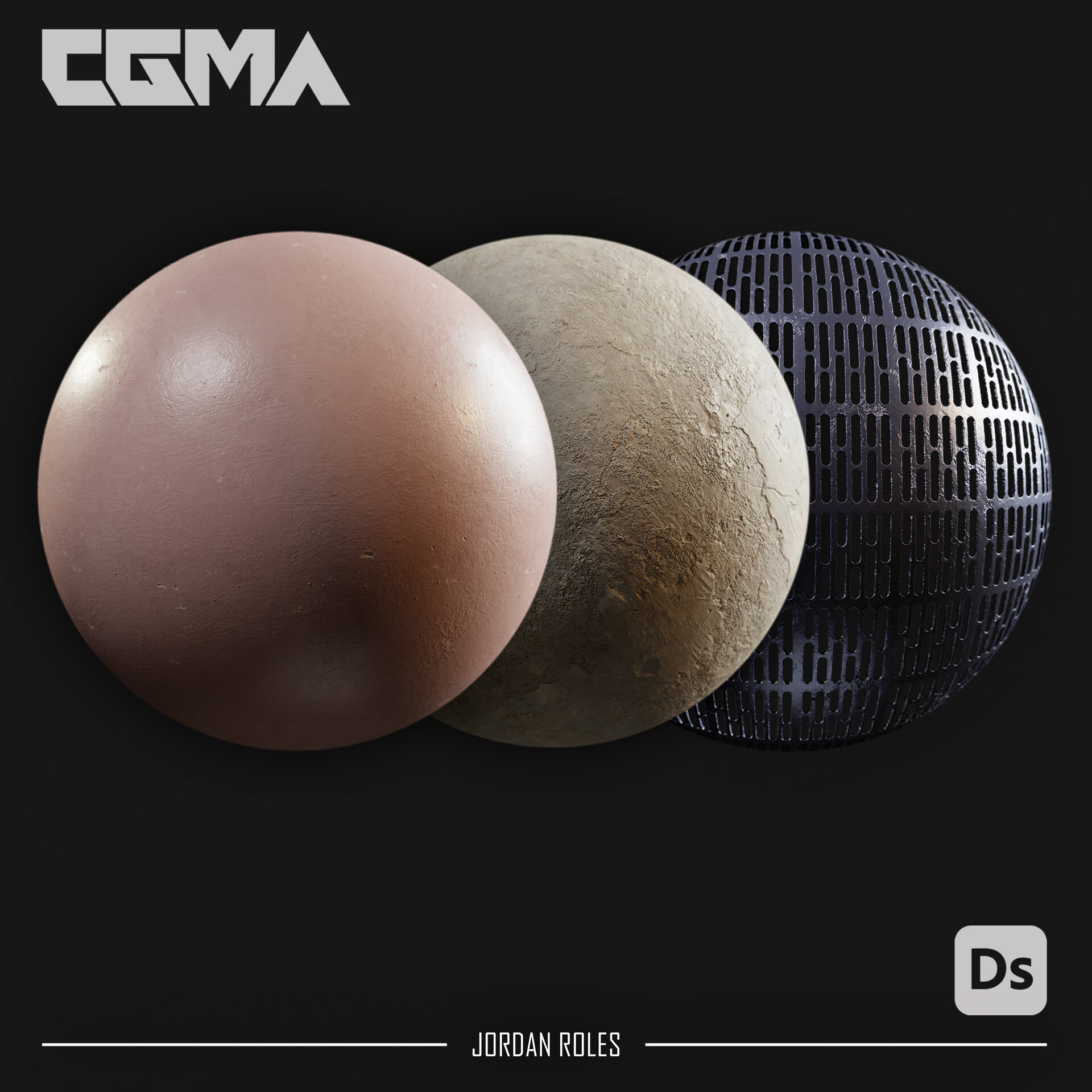 Jordan Roles Portfolio - Sci-Fi Wall Material Blend - CGMA "Advanced Substance for Environment Art"