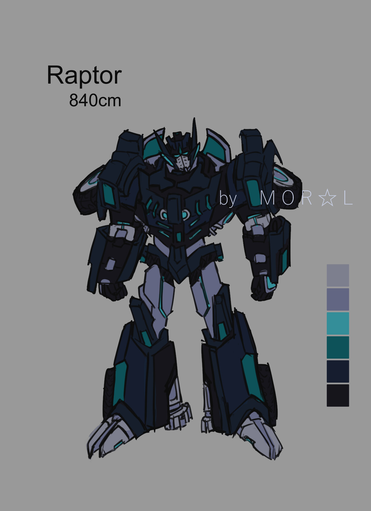 ArtStation - Raptor - Transformers OC