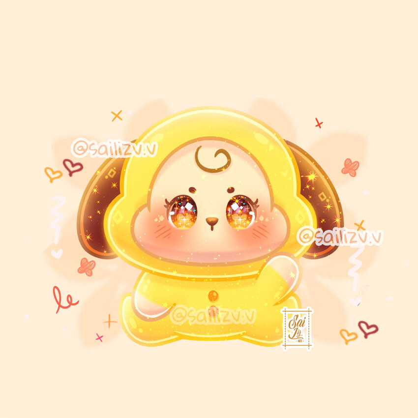 ArtStation - Chimmy BT21 Kawaii!! Fanart by sailizv.v