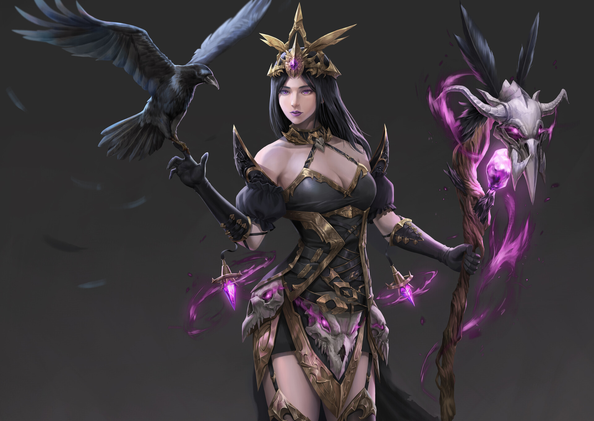ArtStation - Black witch
