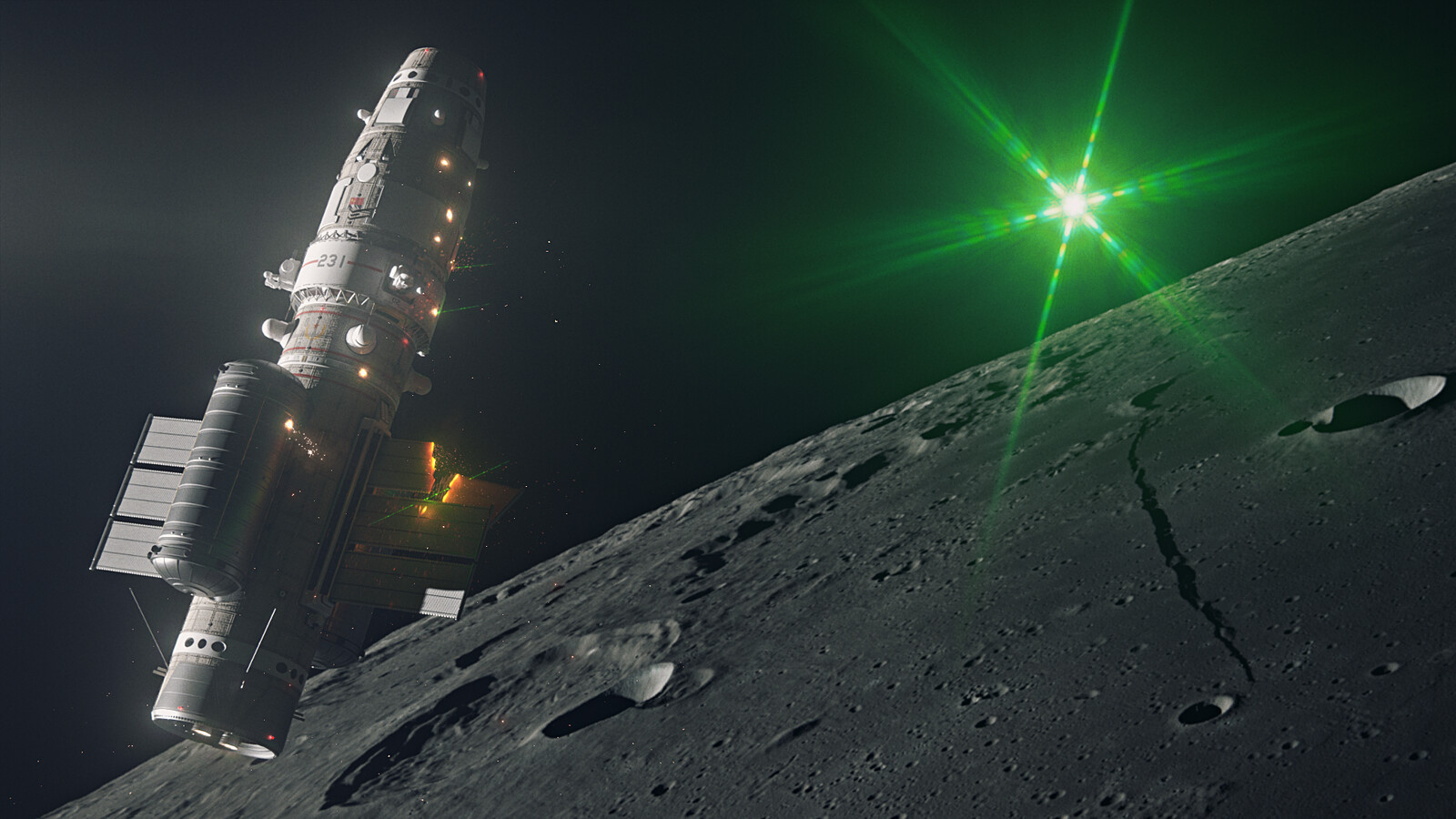 Theo Bouvier - The Lunar War - Type 711A Chinese Fast Attack craft