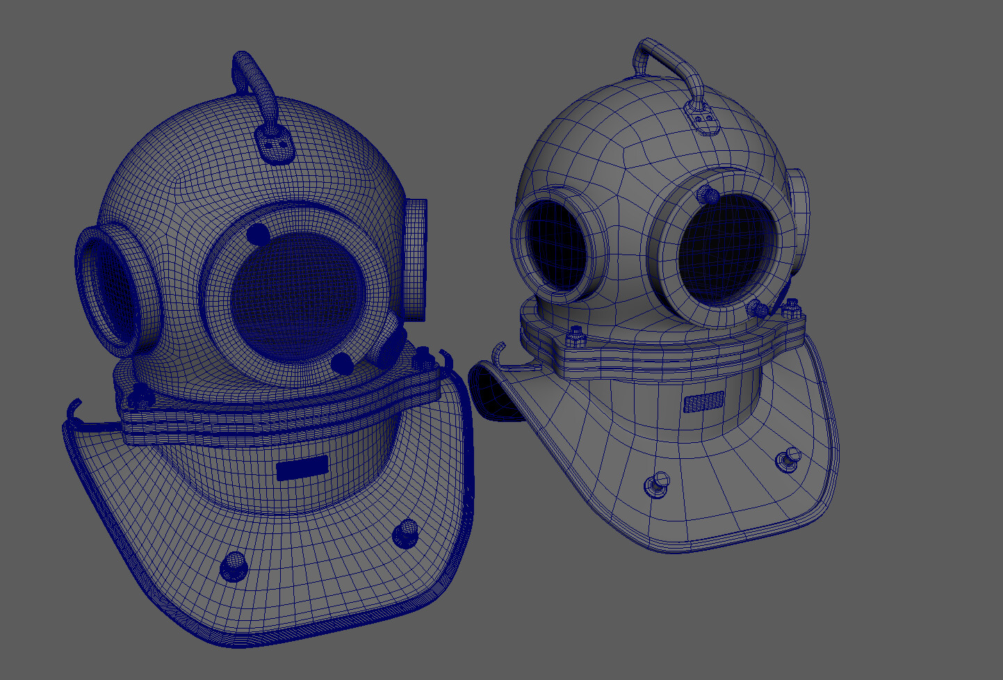 ArtStation - Diving Helmet