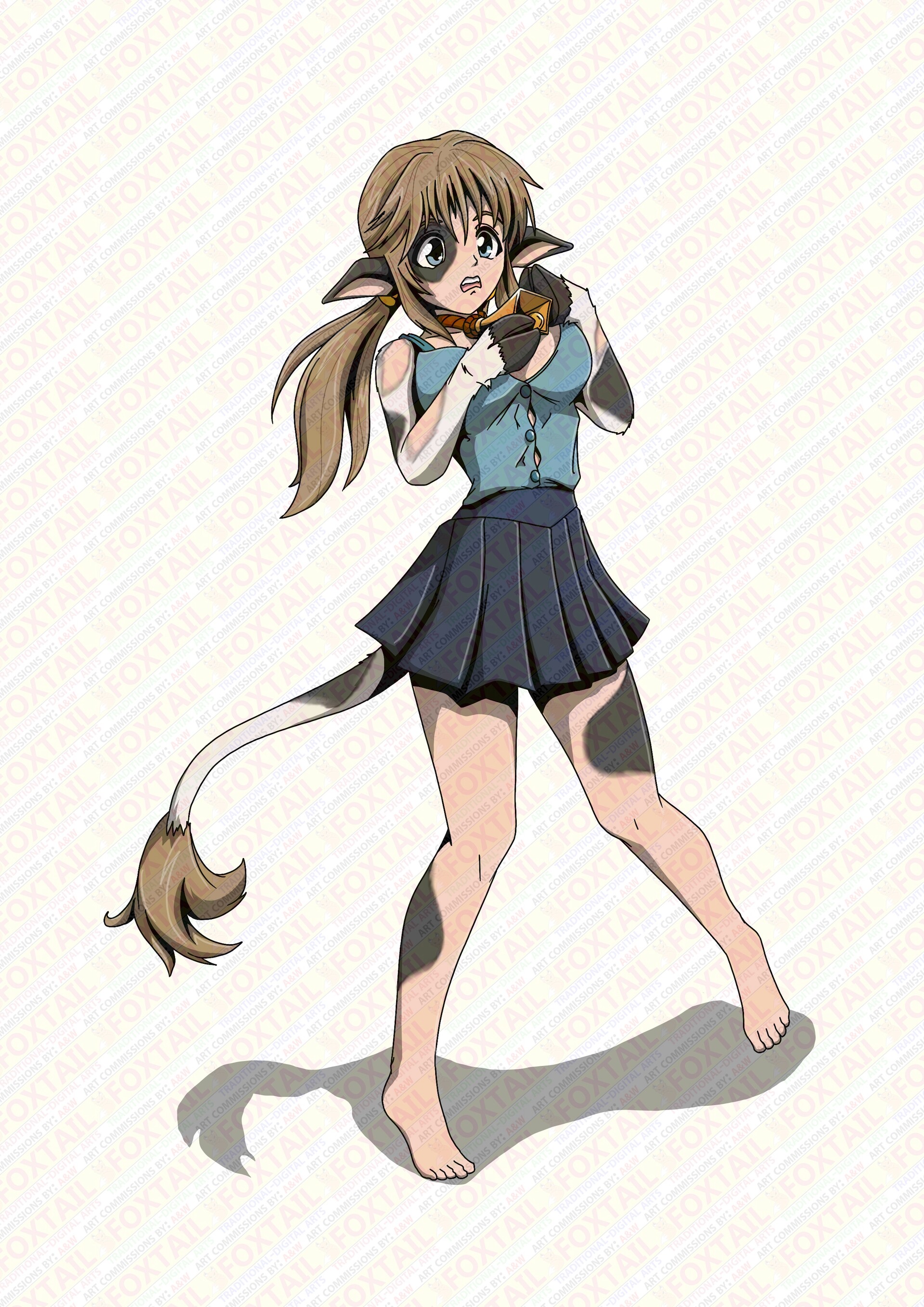 ArtStation - Metamorphic anime style character