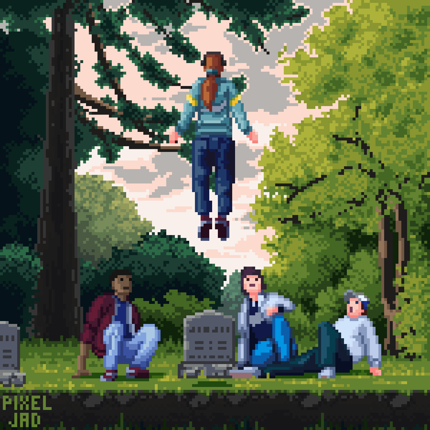ArtStation - Stranger Things Pixel Art from Pixel Jad