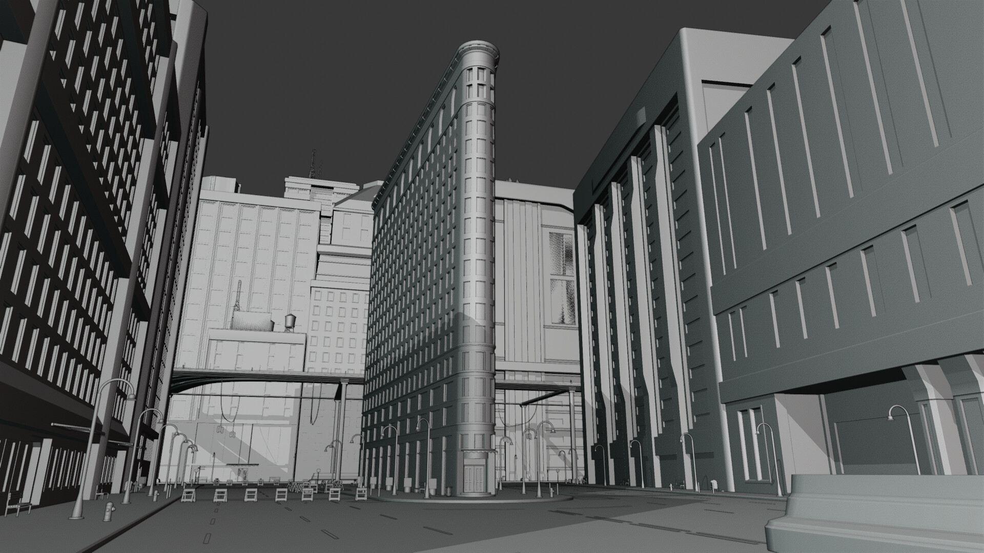 ArtStation - New York Inspired City Scene