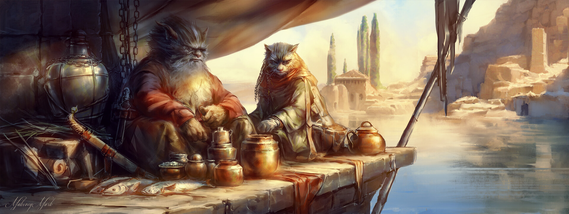 ArtStation - Elsweyr-Warm evening.