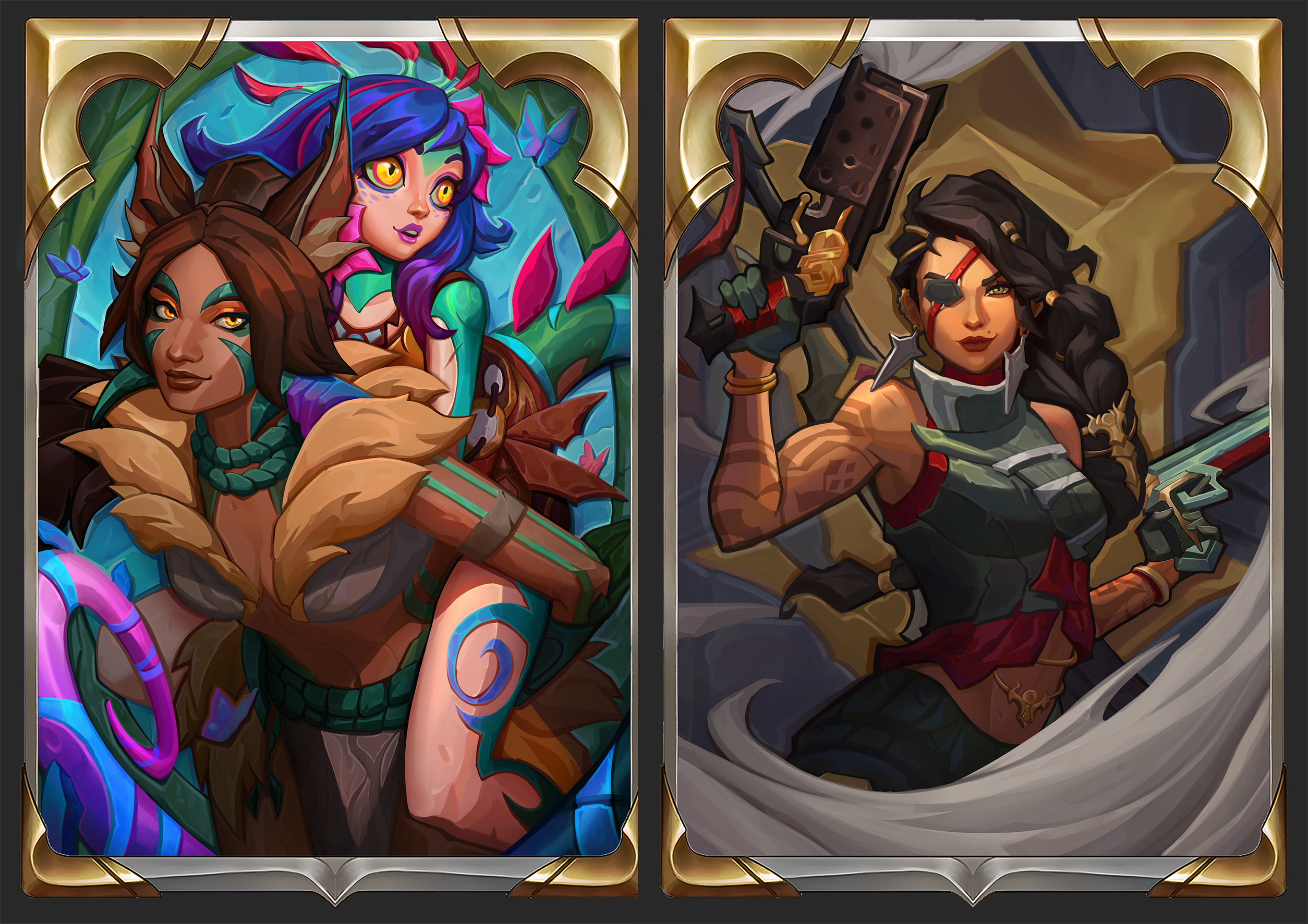 Anna Perci - Legends of Runeterra - NeekoLee, Samira and Nidalee soul ...