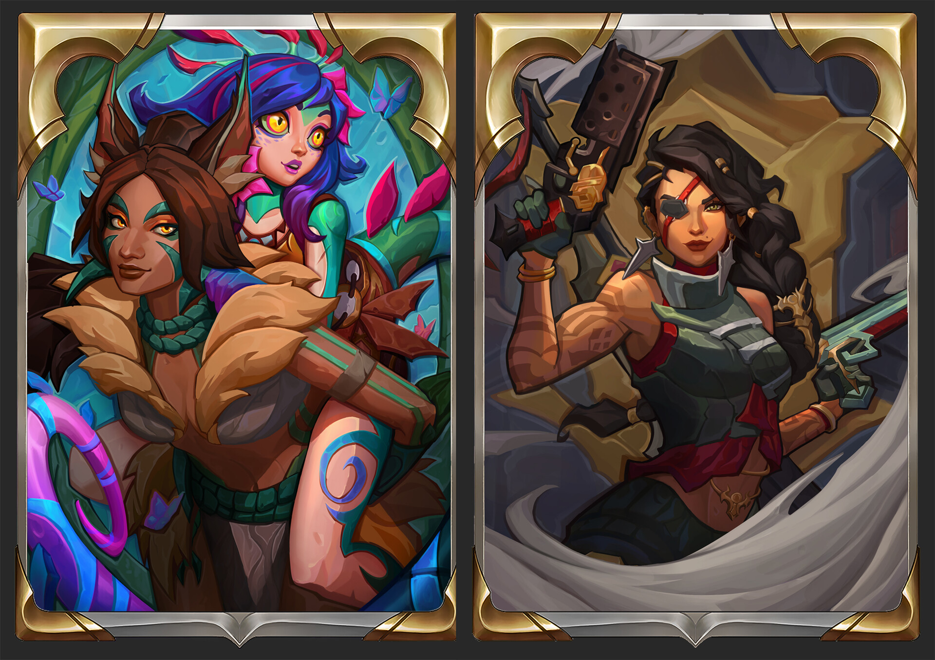 Anna Perci - Legends of Runeterra - NeekoLee, Samira and Nidalee soul ...