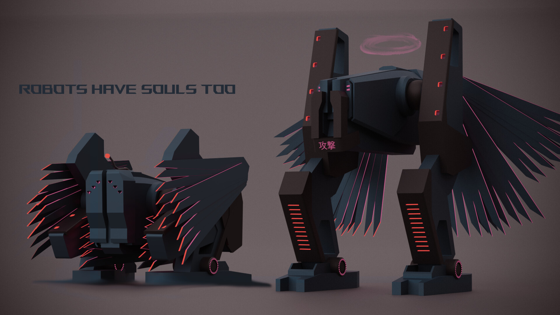 ArtStation - Robots have souls too - 1