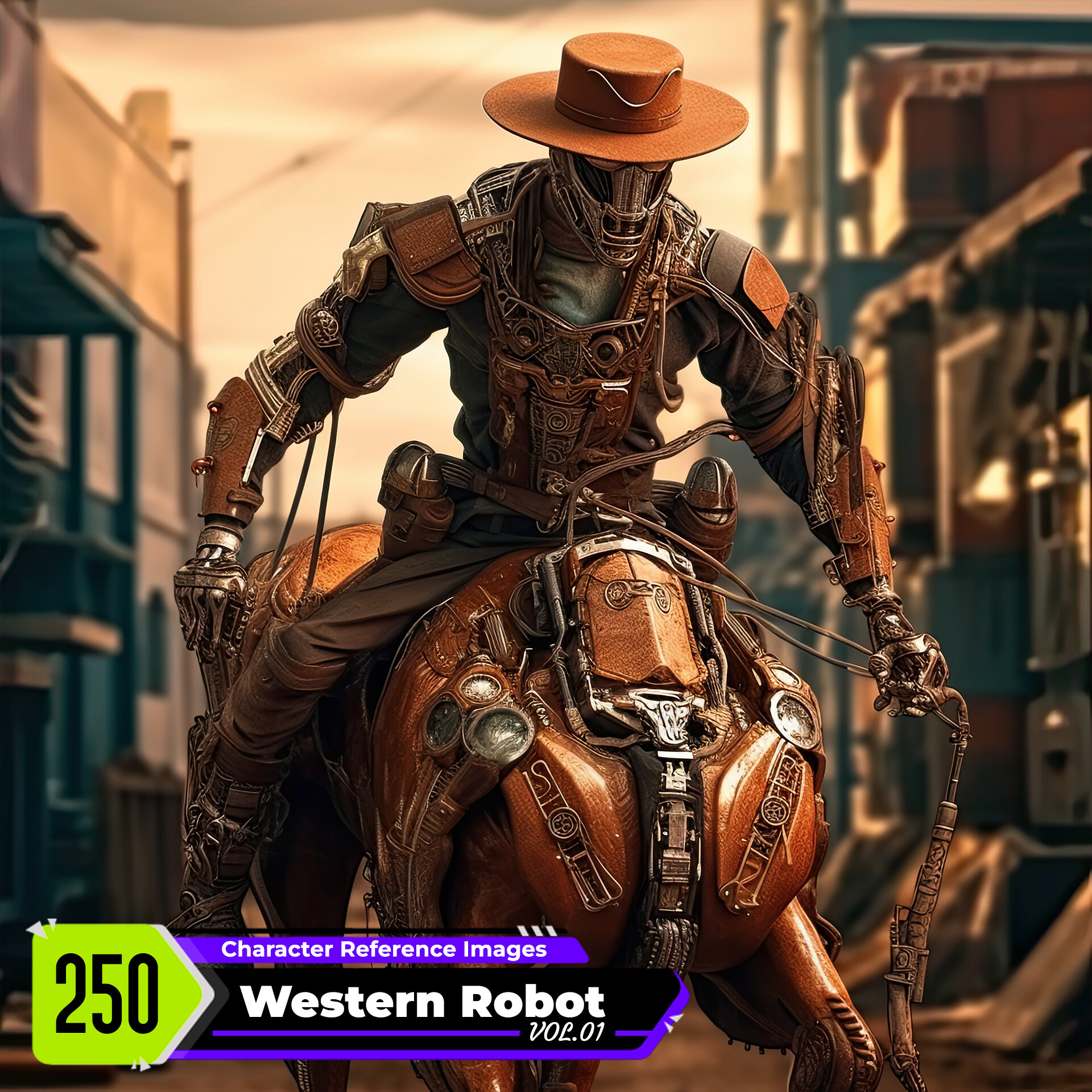 ArtStation - Western Robot VOL.01 | 4K Reference Images