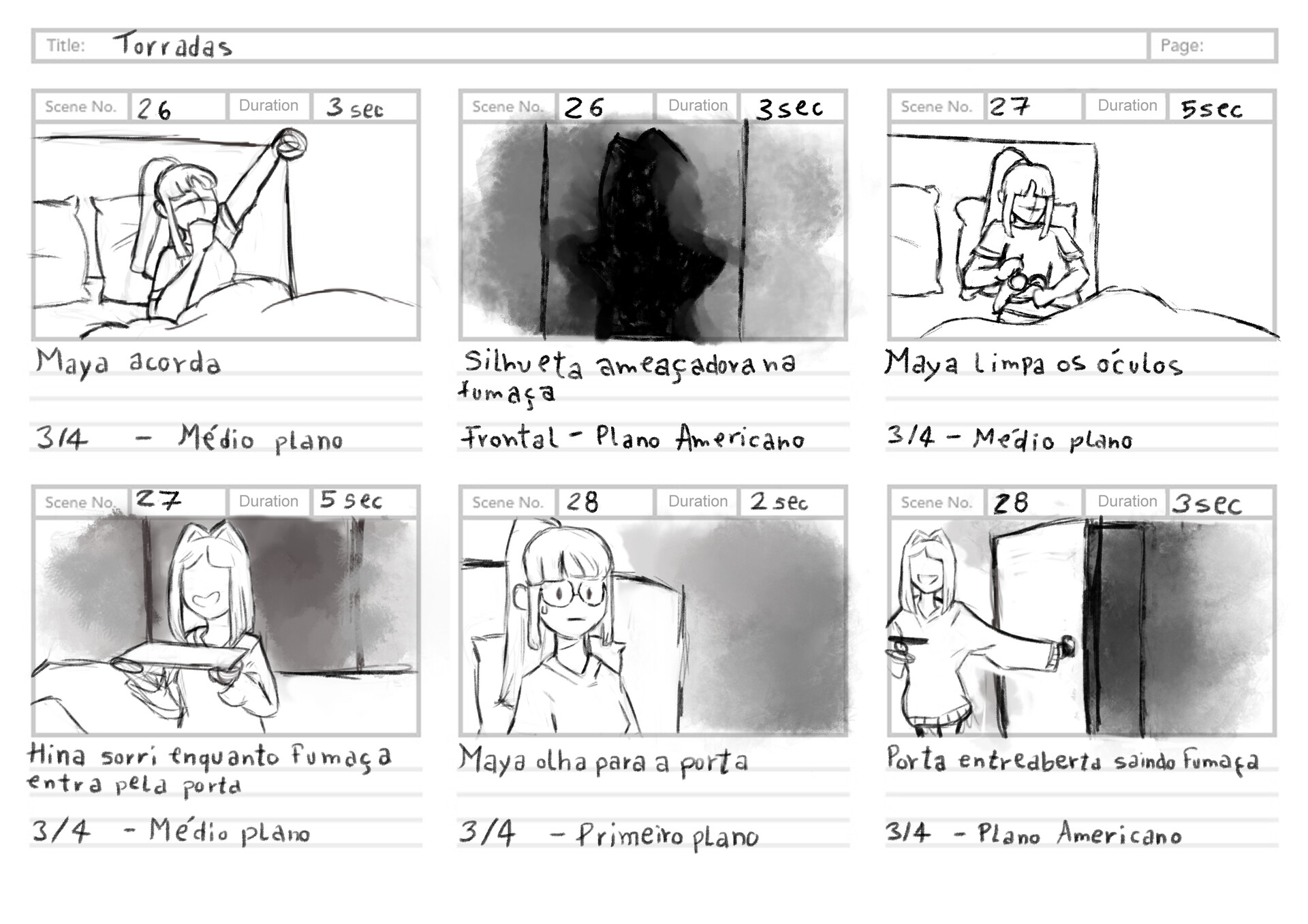 ArtStation - Student short film storyboards