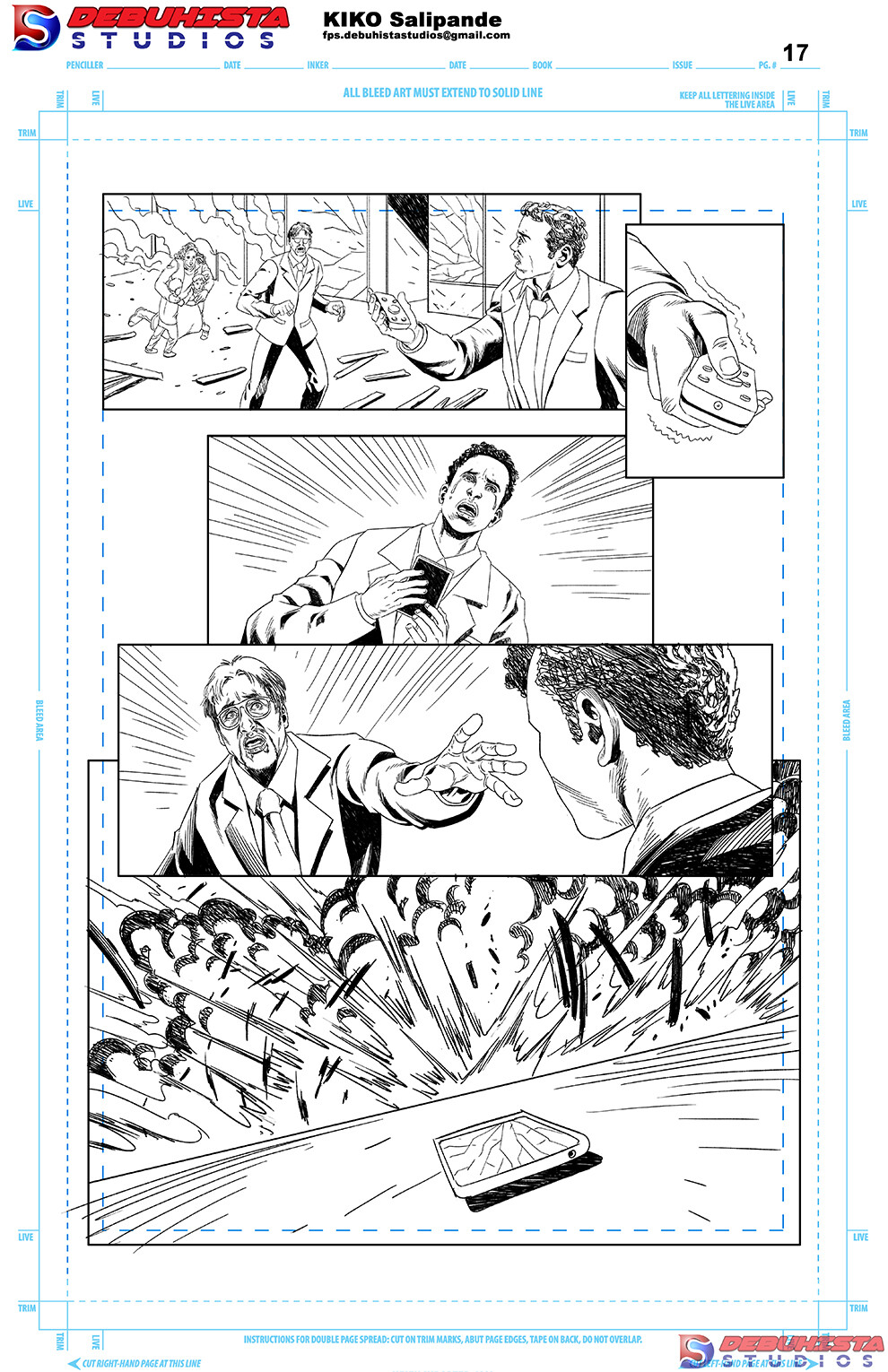 KIKO Salipande - Comic Commission (Pencil Work) 2022