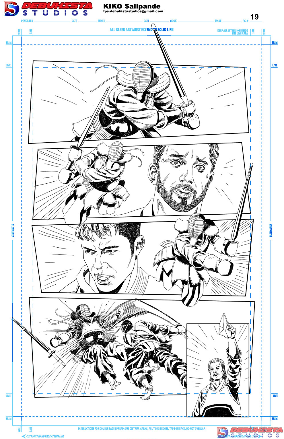 KIKO Salipande - Comic Commission (Pencil Work) 2022