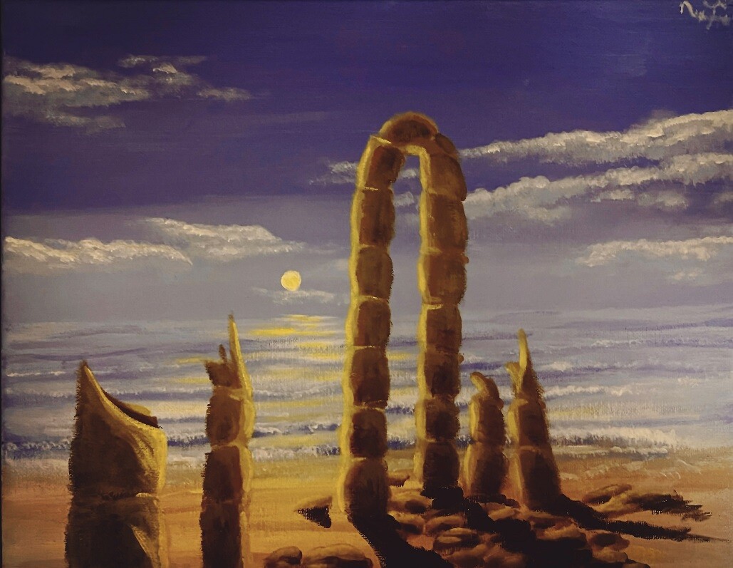 ArtStation - Sandy Ruins on the Coast