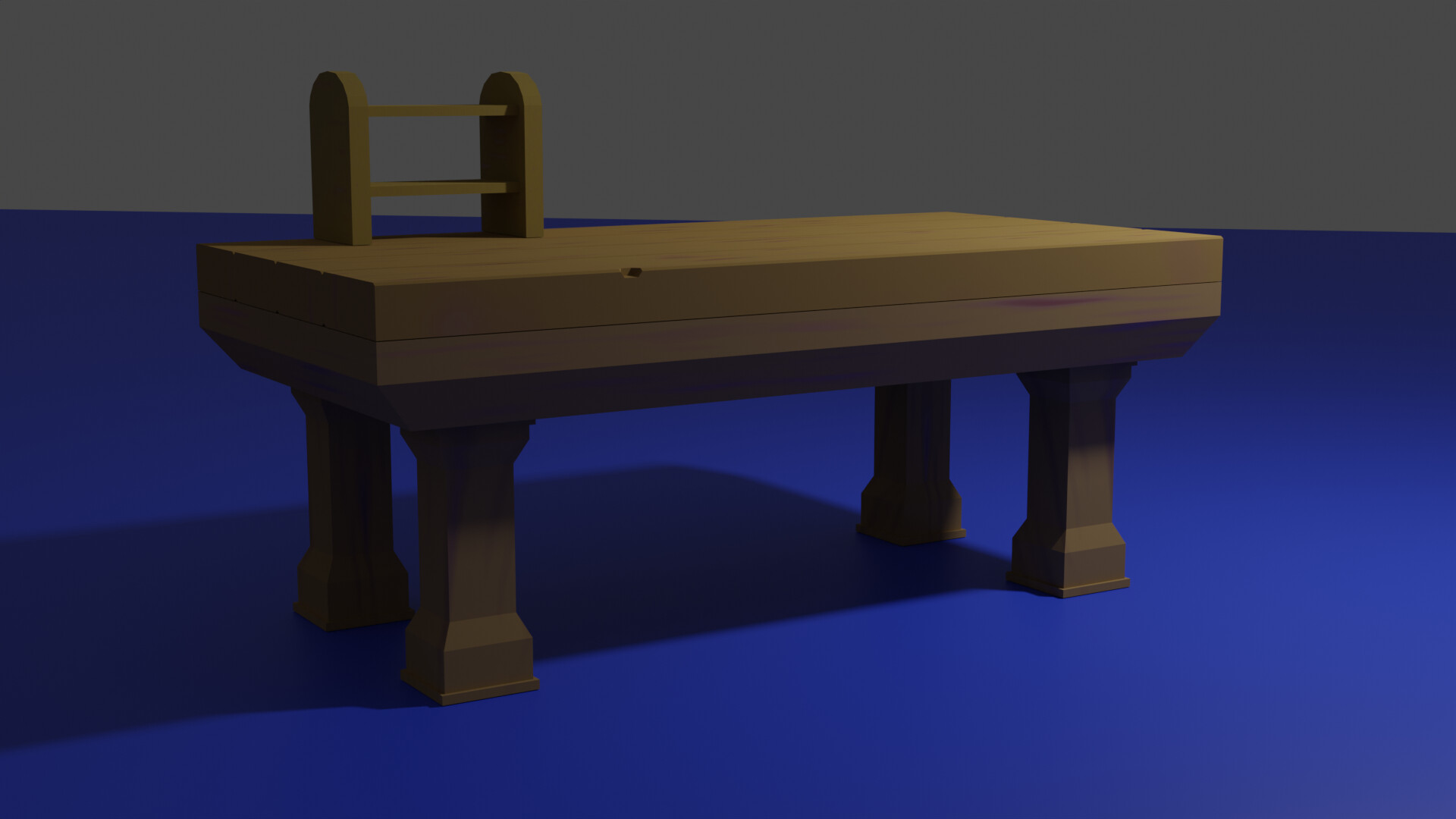 ArtStation - Low Poly Table - 3D Modeling (Blender)