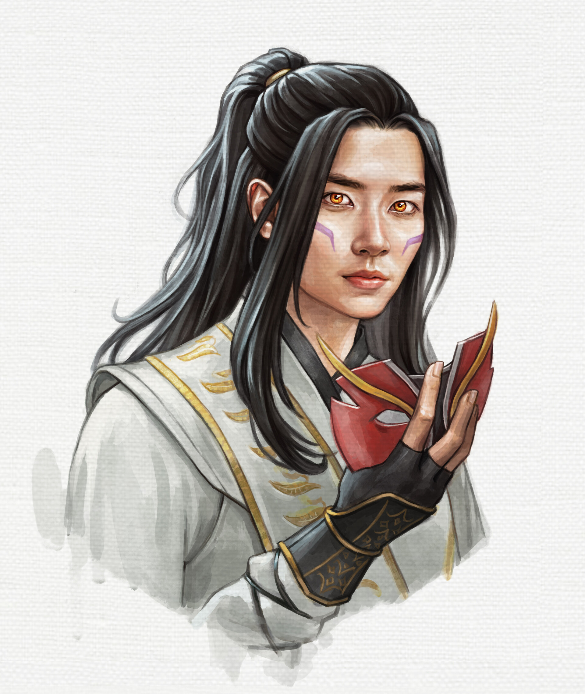 Aasimar Monk by Seren : r/characterart