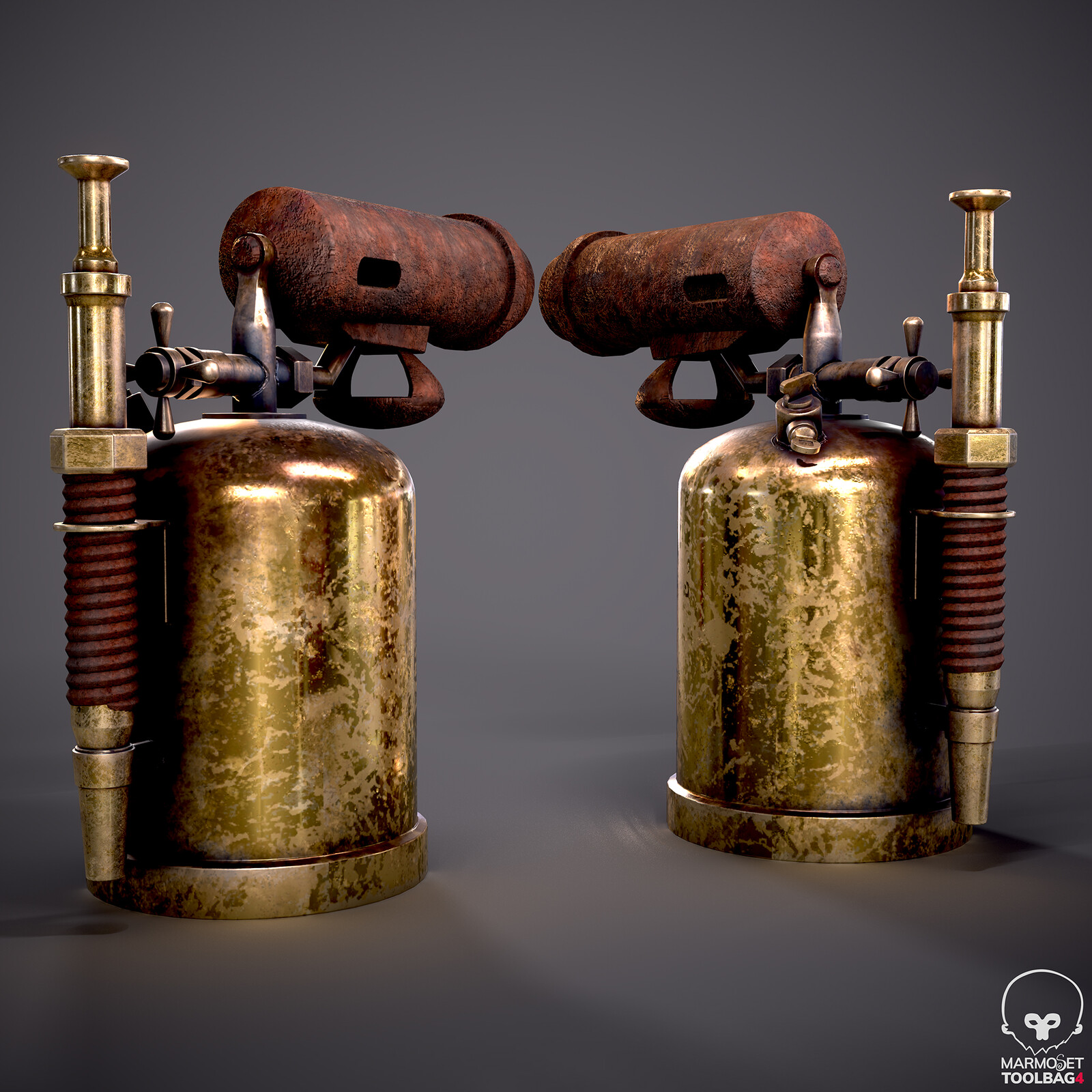 KAMESH KAUSHIK - REALISTIC BLOW TORCH 3D MODEL